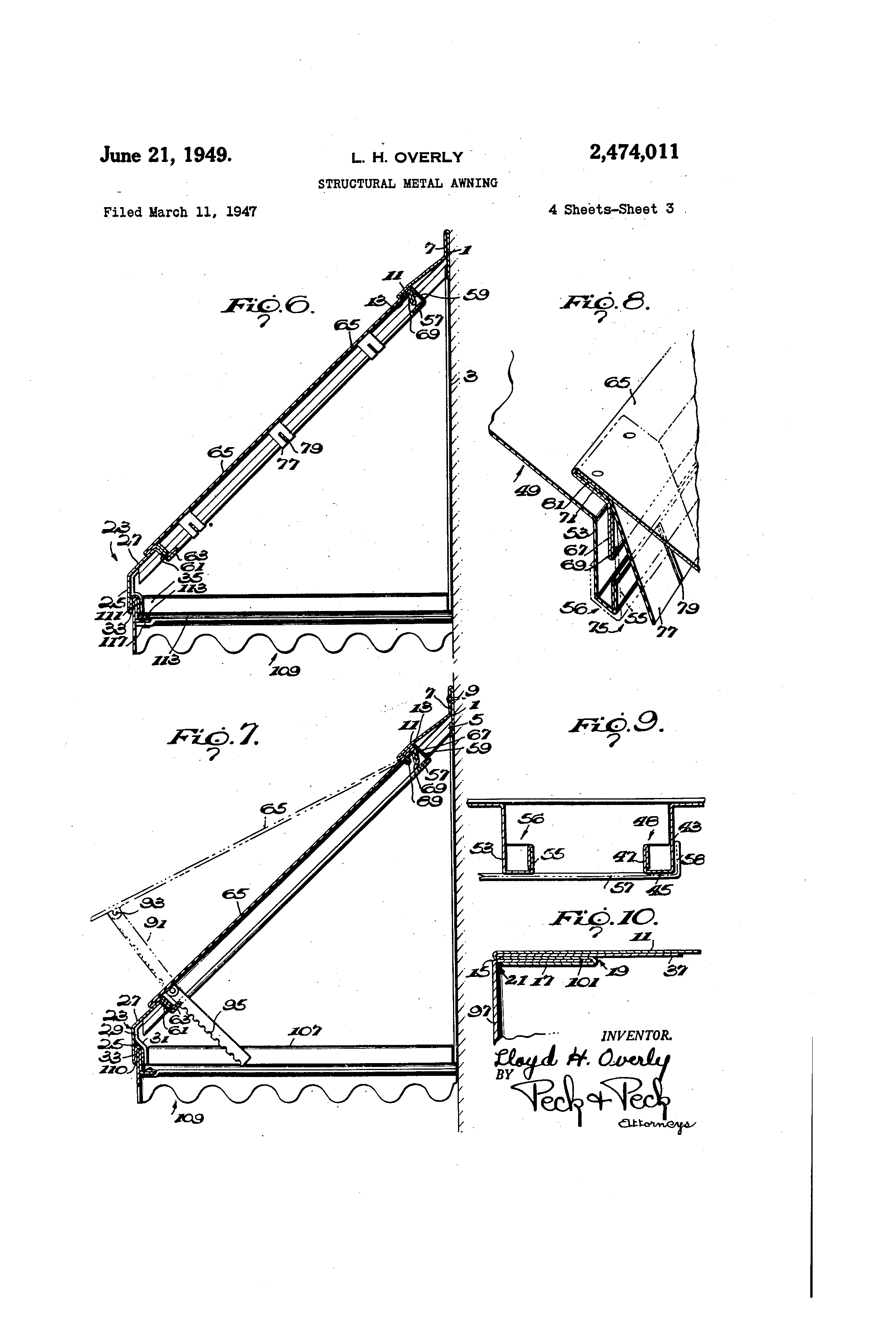 Window Awning Patents Structure Drawing Sketch Coloring Page