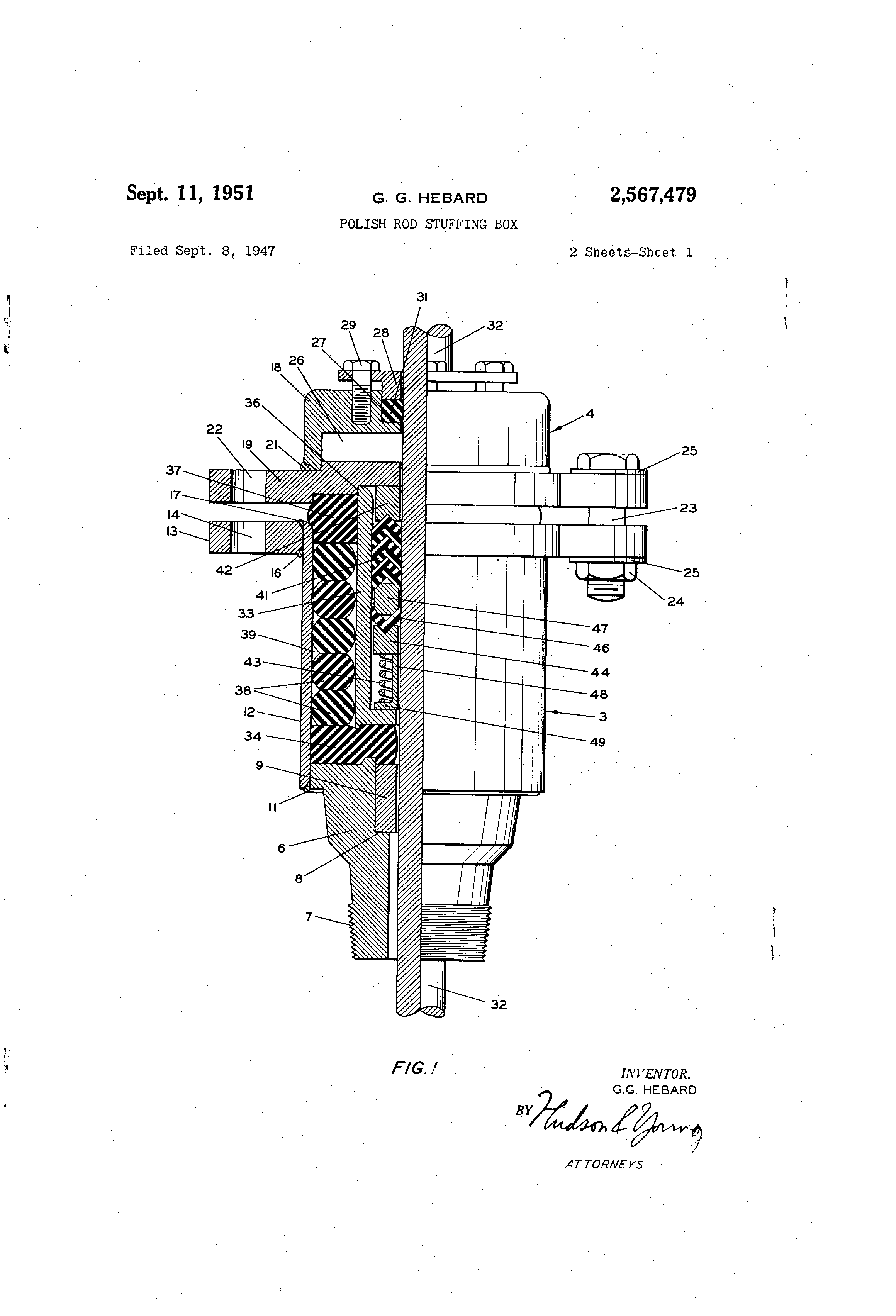 Stuffing Box Patents Wellhead Drawing Assembly Sketch Coloring Page