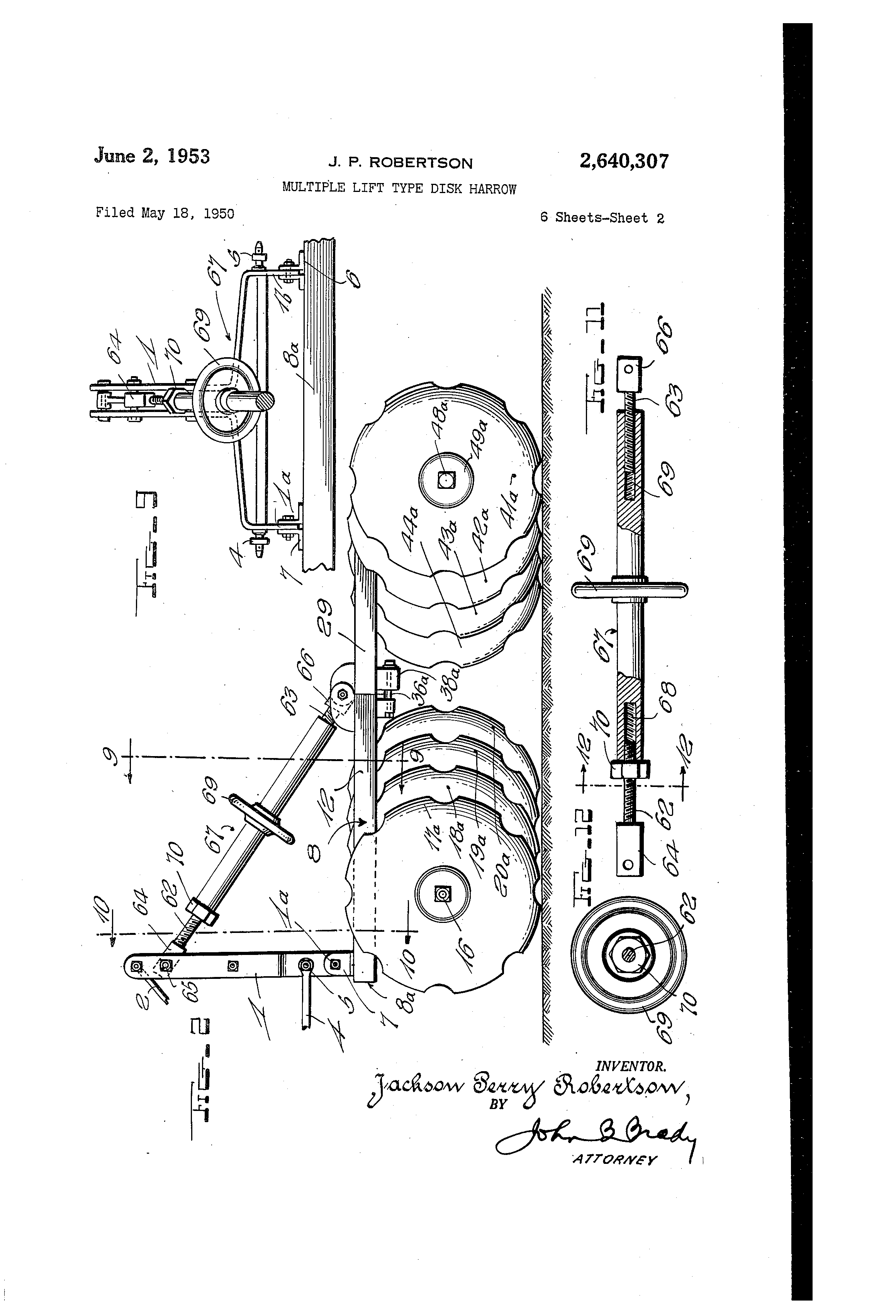 Disc Harrow Patents Drawing Sketch Coloring Page