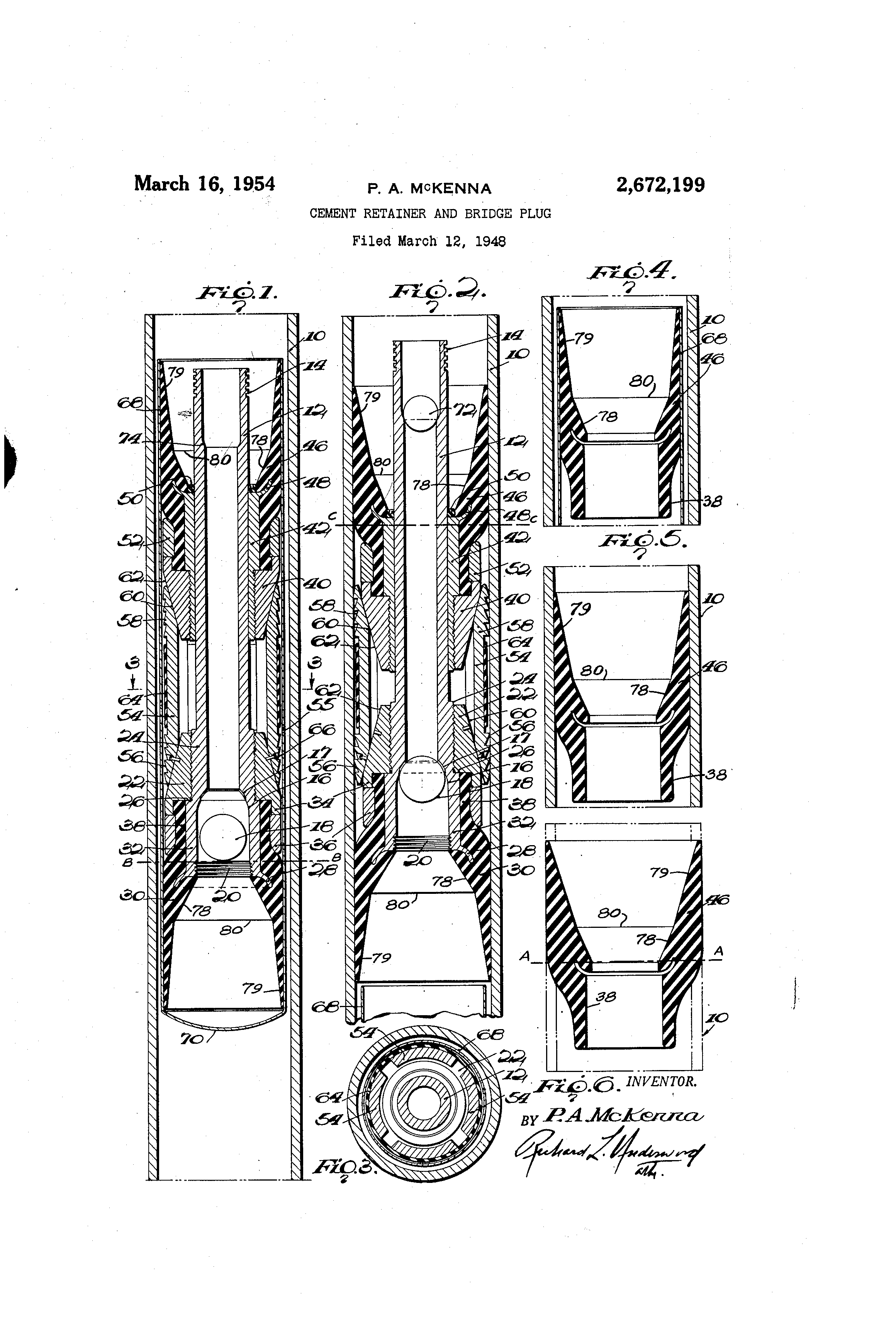 Plug Retainer Drawing Patents Bridge Cement Sketch Coloring Page