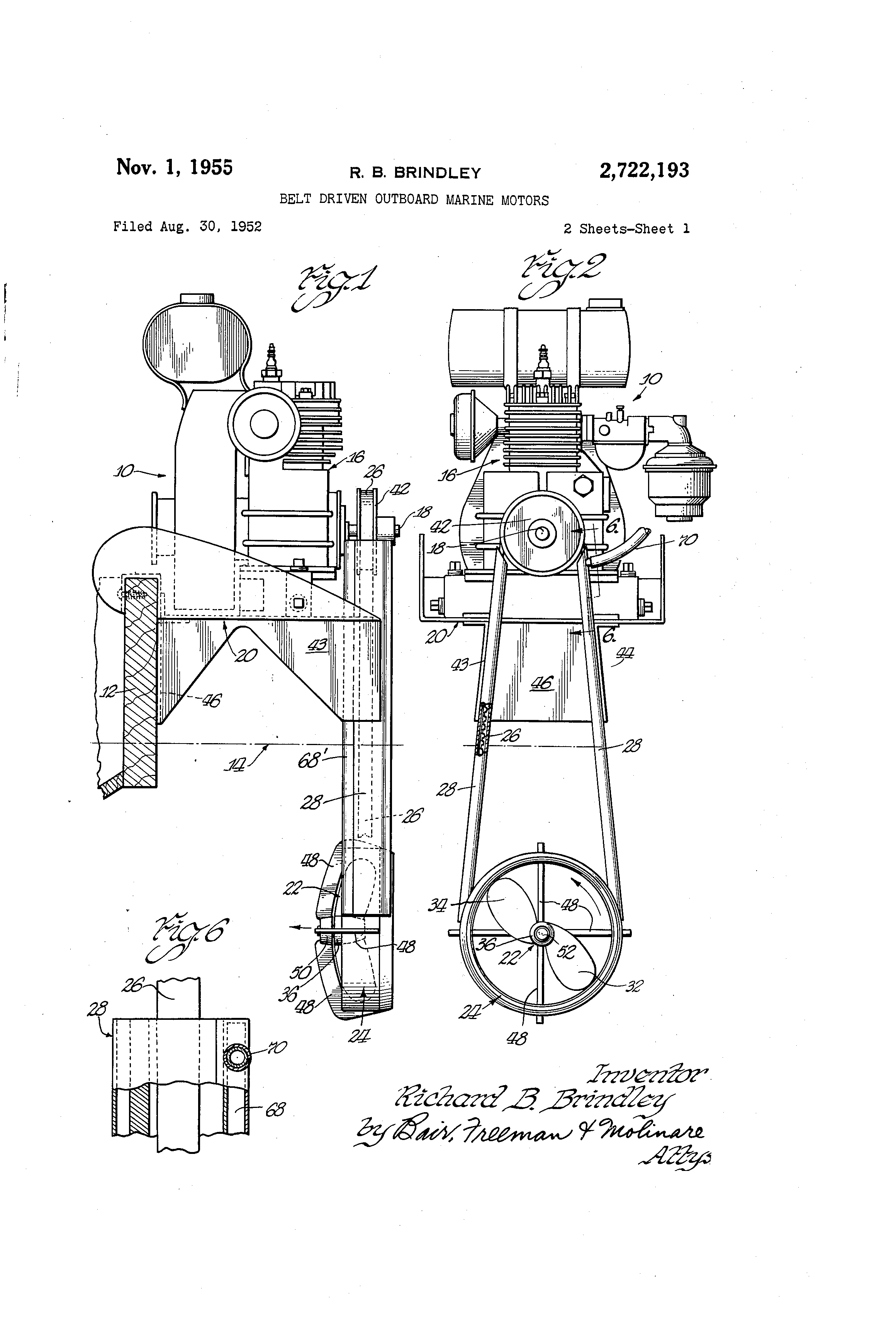 Patent Outboard Patents Engine Drawing Sketch Coloring Page