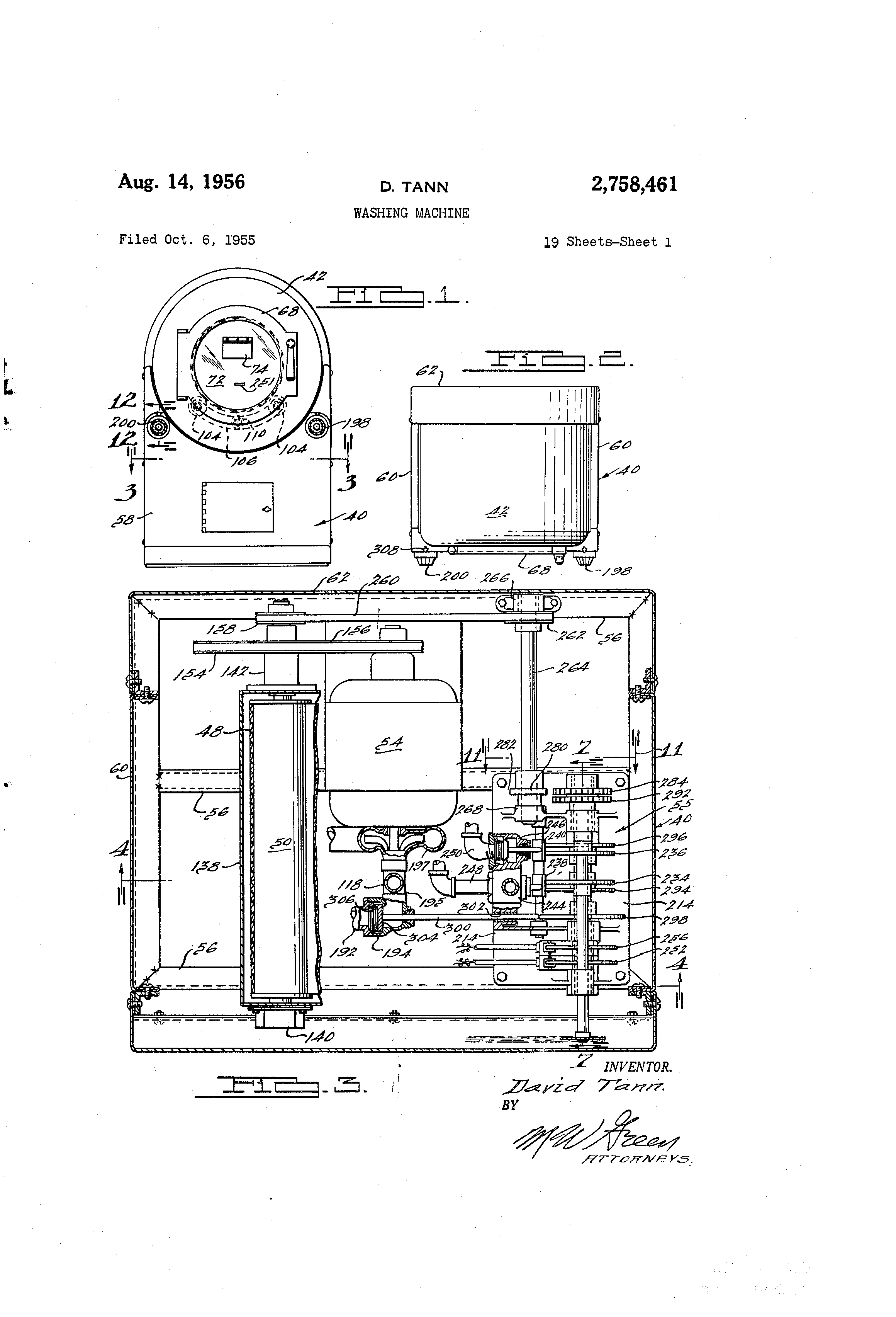 Machine Washing Patents Drawing Sketch Coloring Page