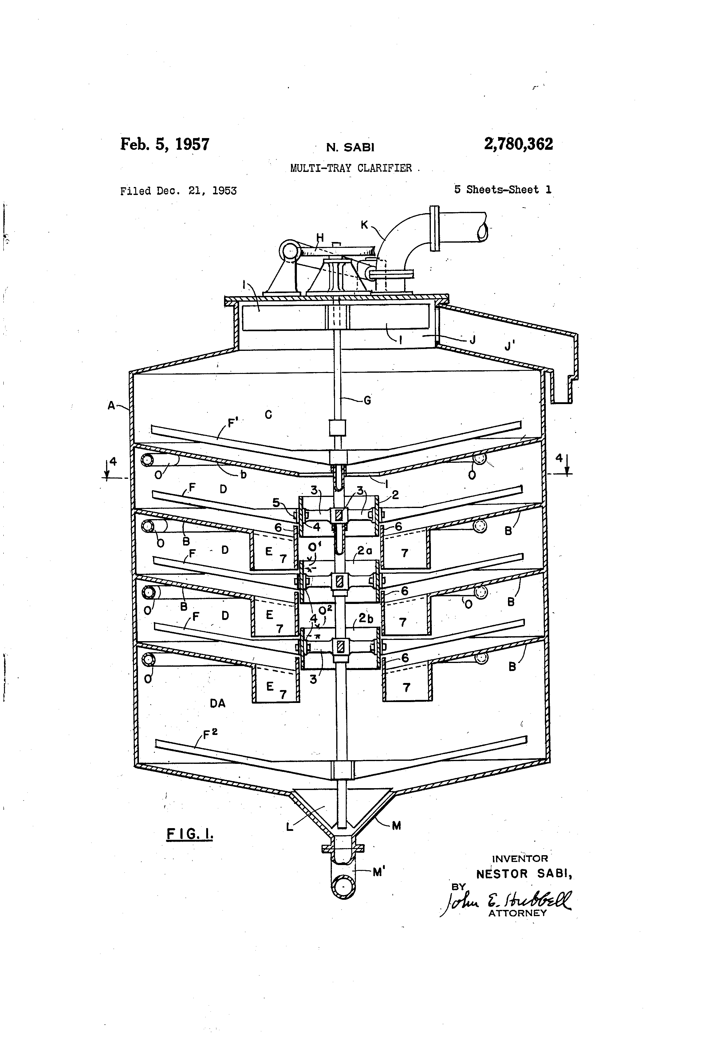 Clarifier Multi Tray Patents Patent Sketch Coloring Page