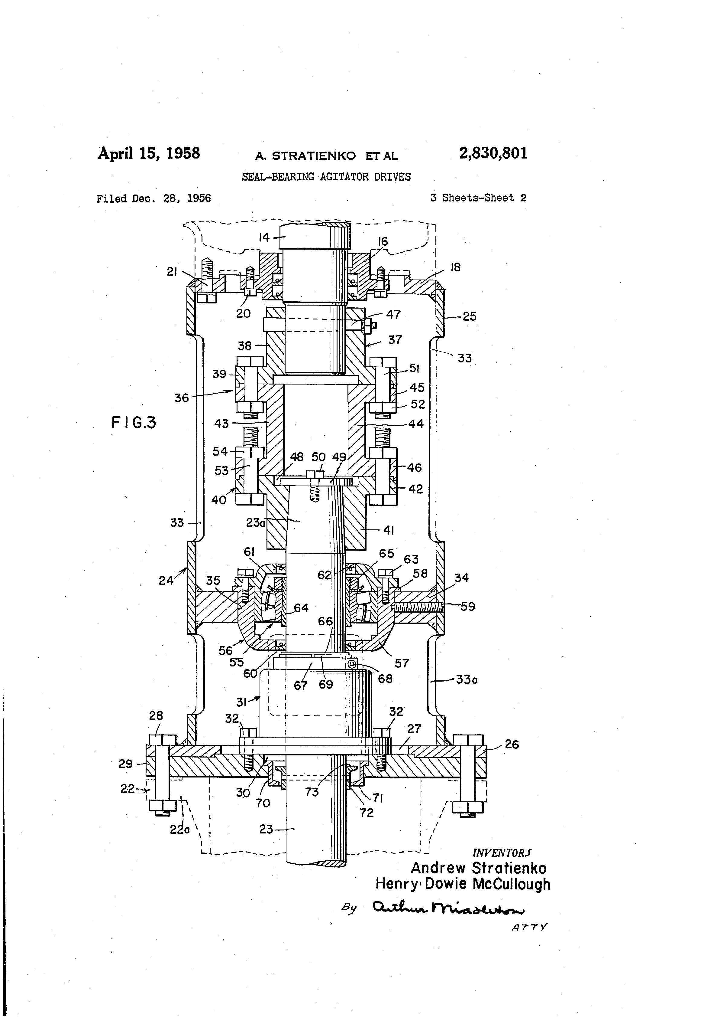 Patents Agitator Bearing Shaft Assembly Drawing Sketch Coloring Page