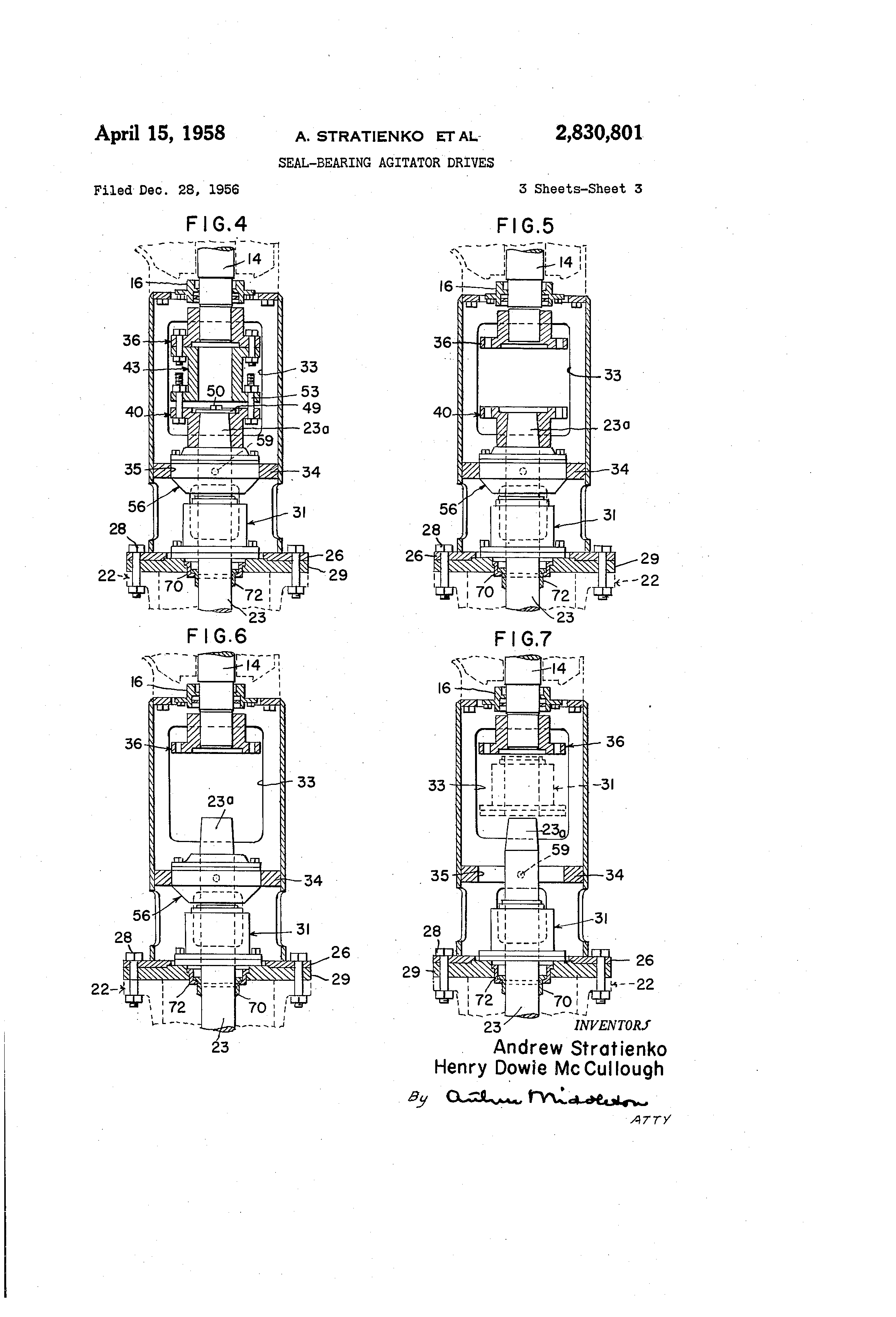 Patents Agitator Bearing Shaft Assembly Drawing Sketch Coloring Page