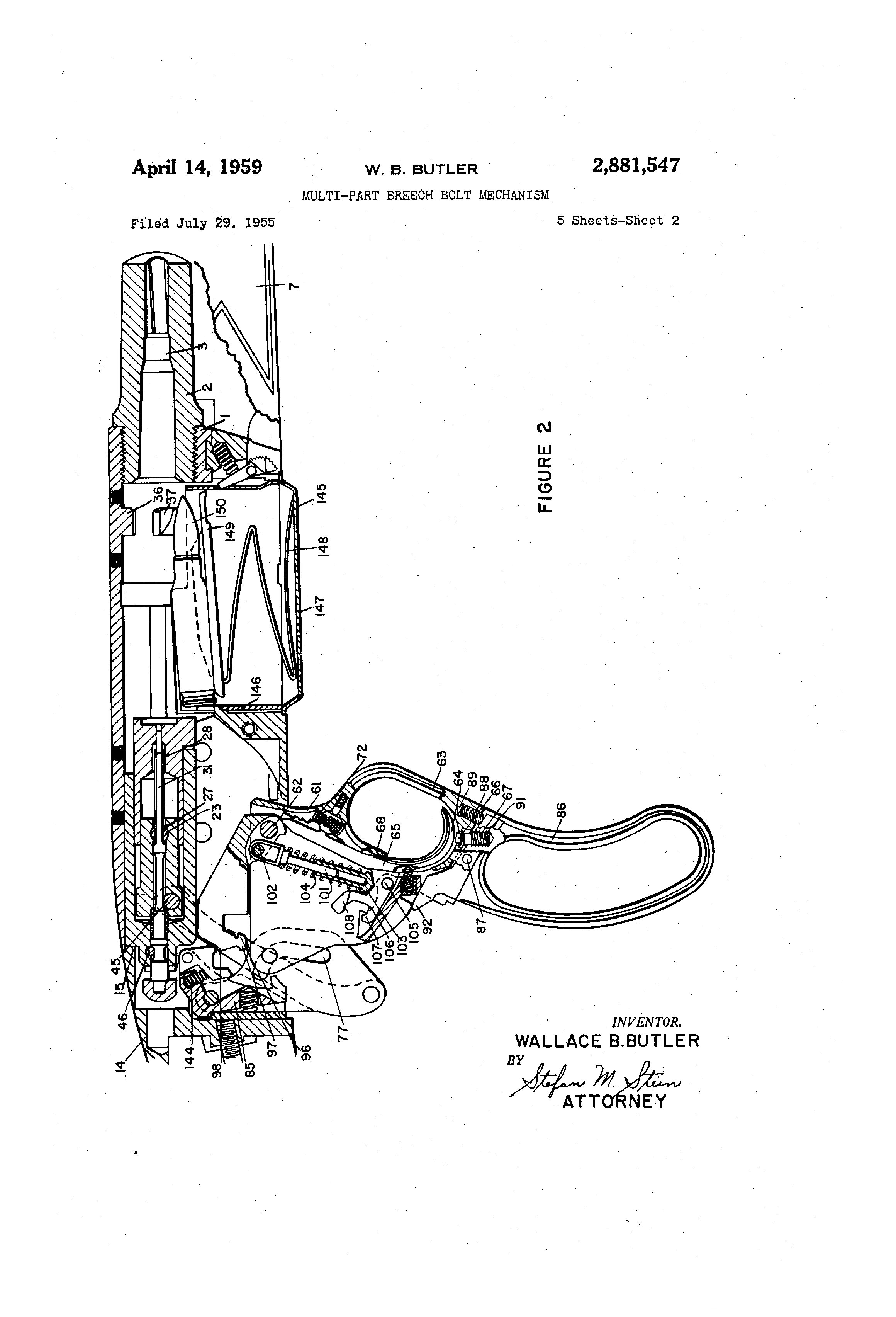 Patents Patent Breech Firearm Sketch Coloring Page