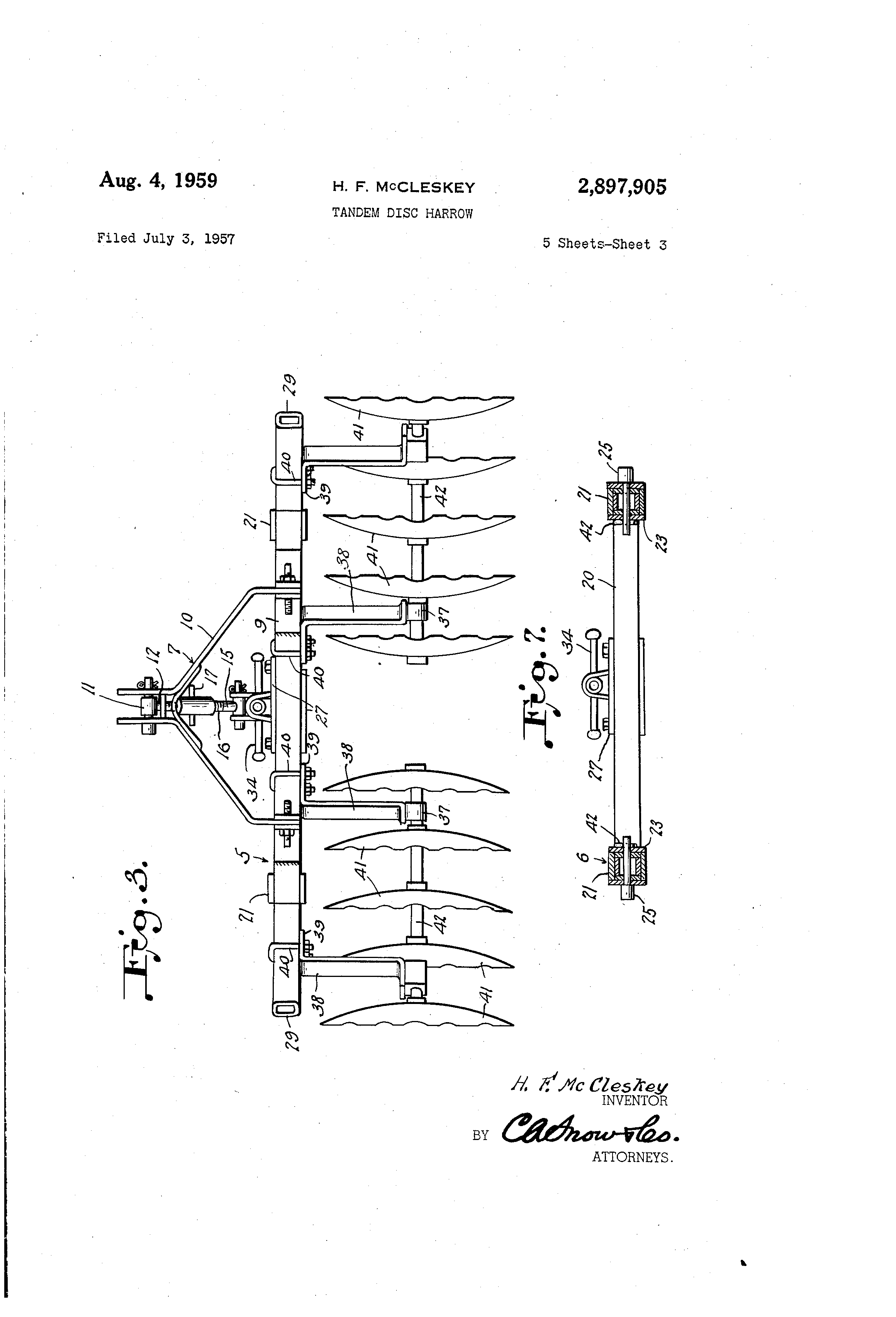 Disc Harrow Patents Drawing Sketch Coloring Page