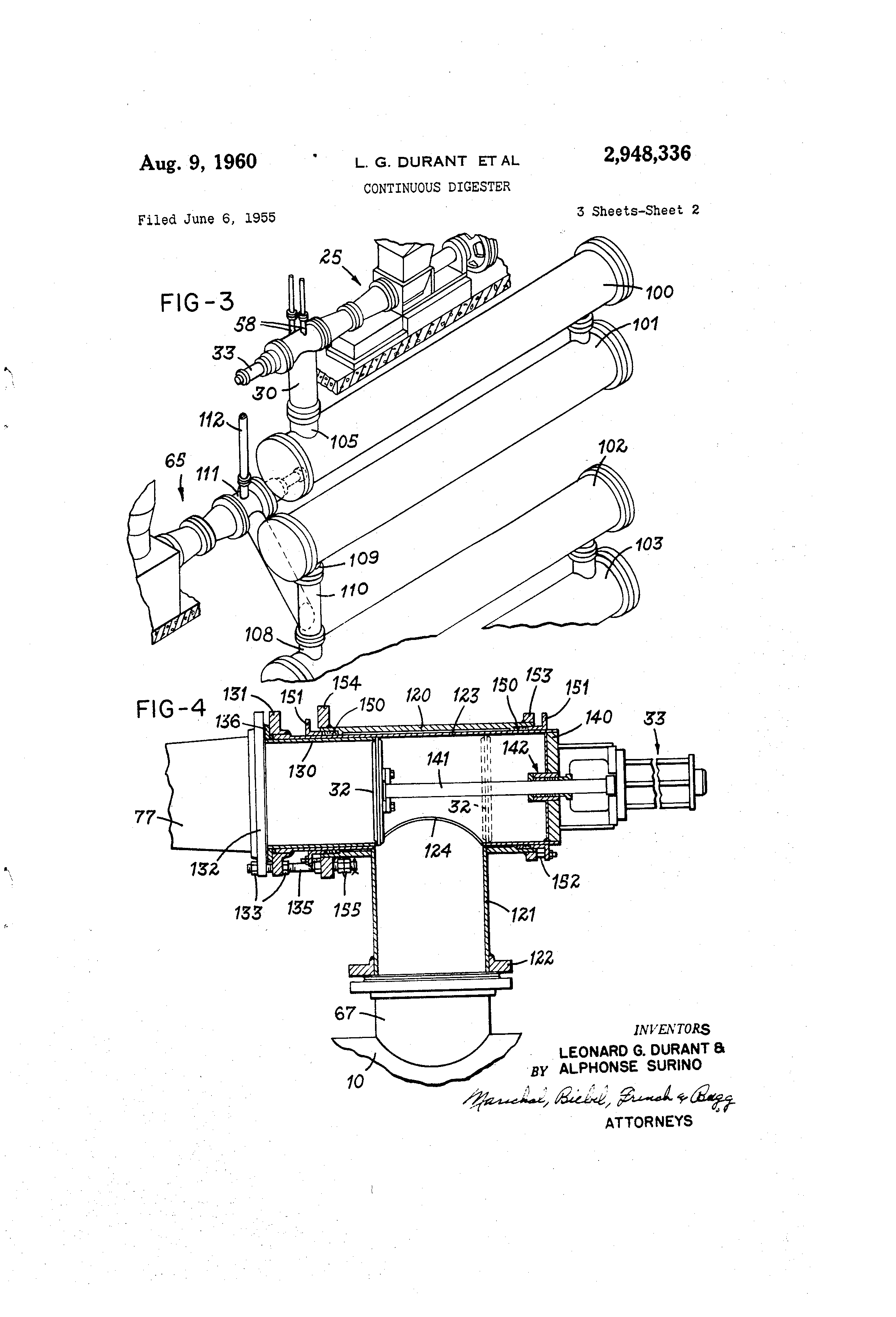 Patent US2948336 - Continuous digester - Google Patents