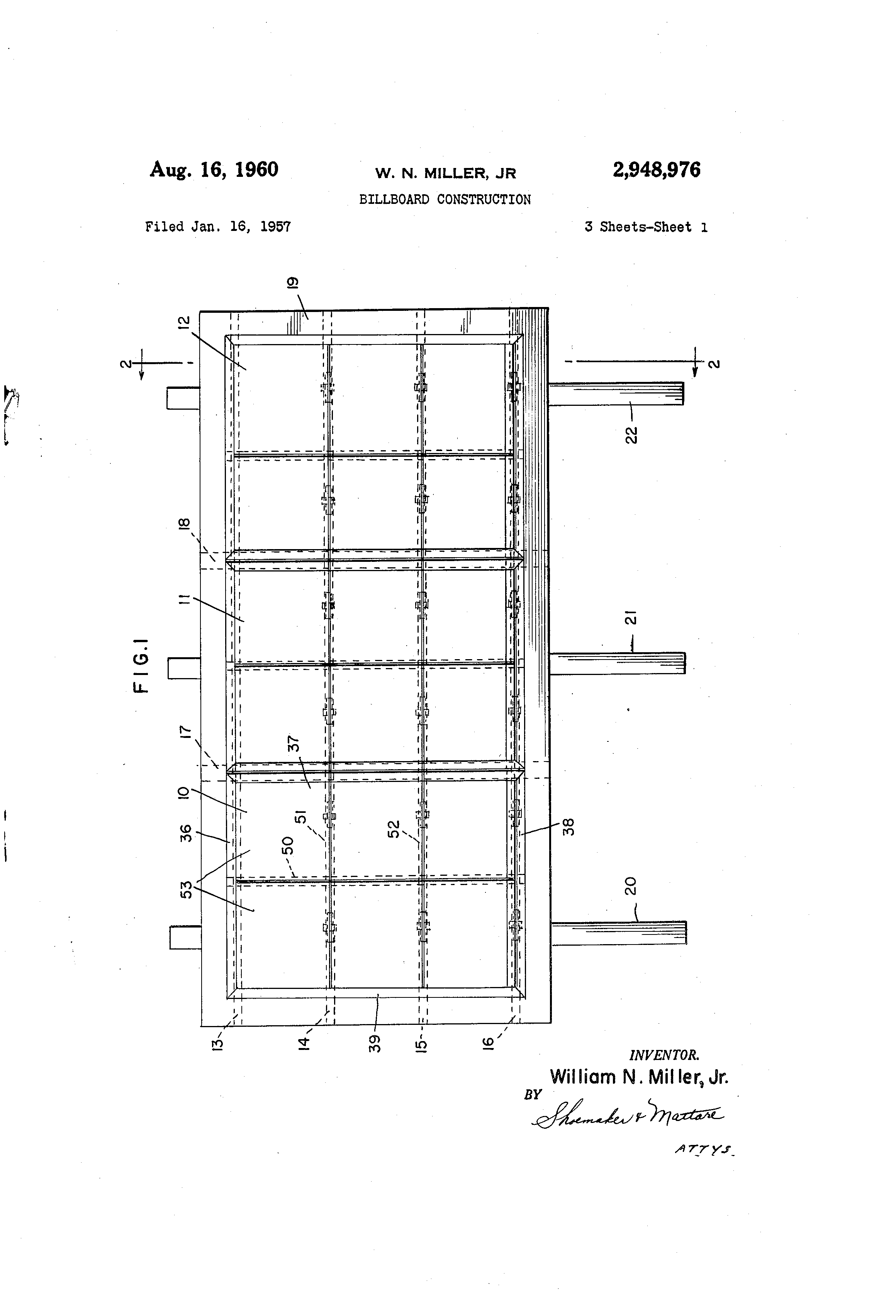 Billboard Sign Cad Drawings