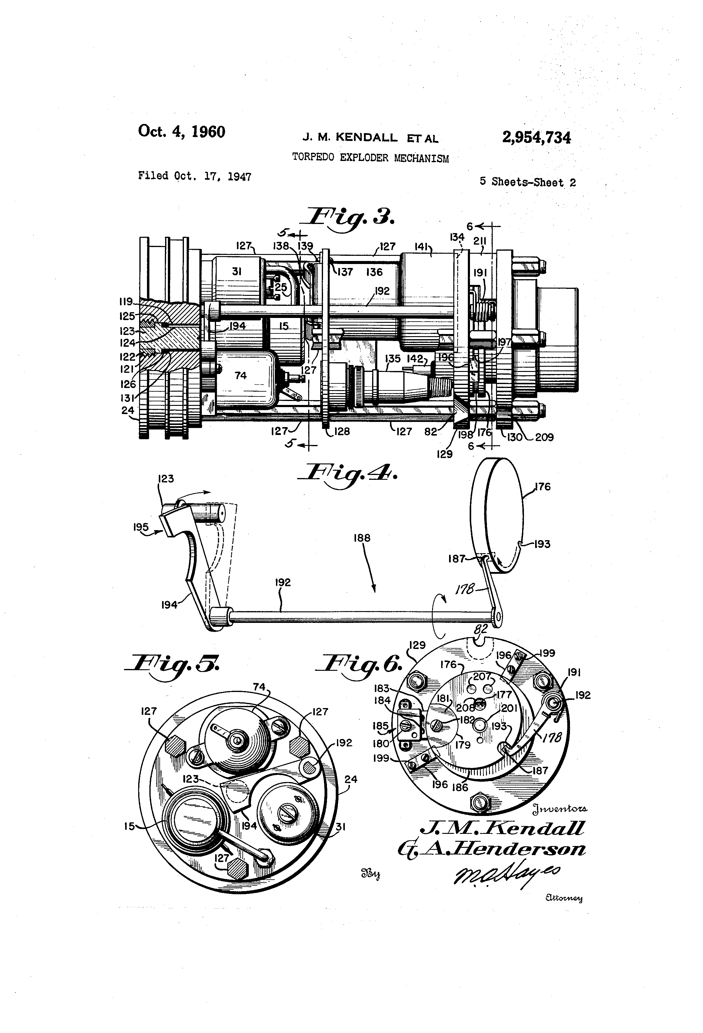 Patent US2954734 - Torpedo exploder mechanism - Google Patents