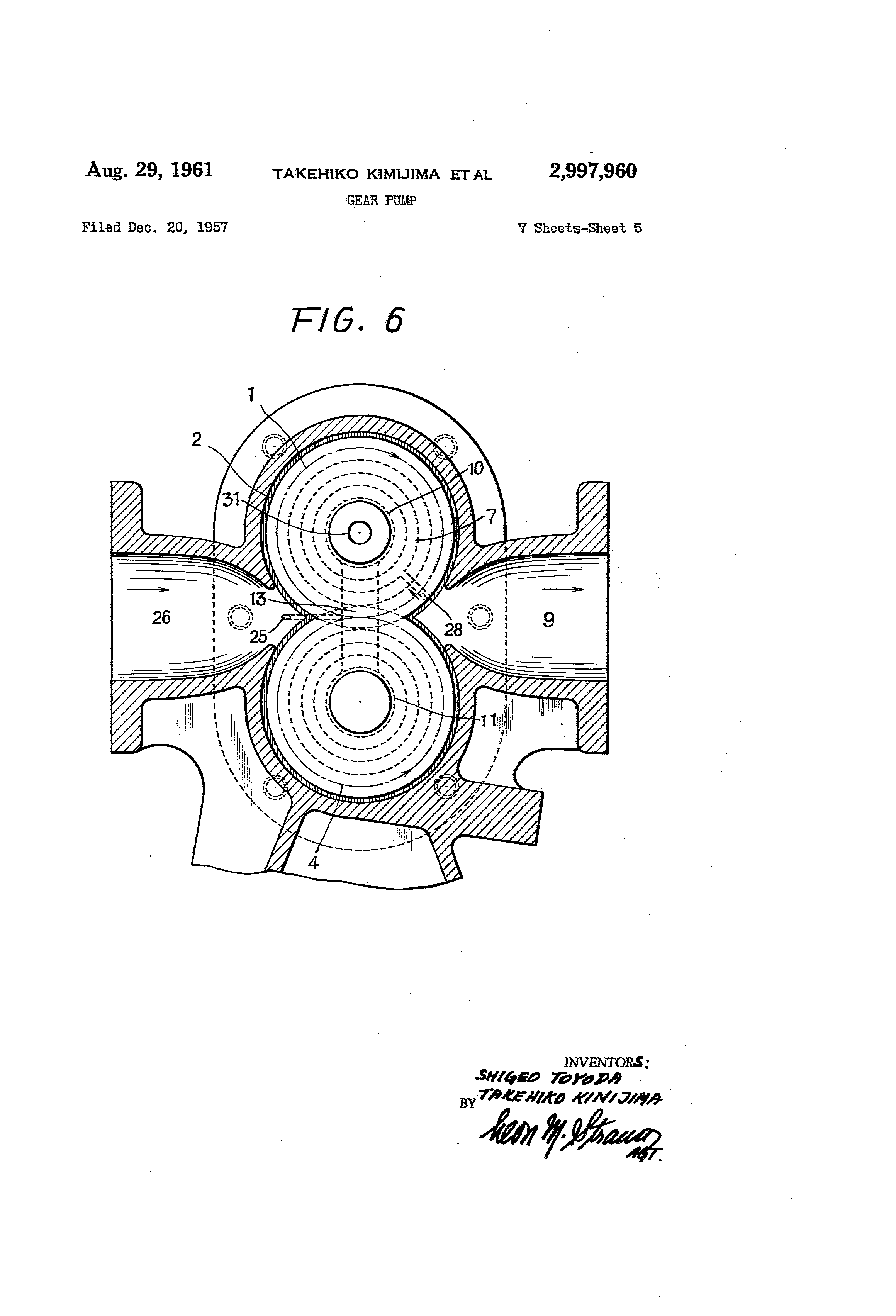 Pump Gear Patents Drawing Sketch Coloring Page