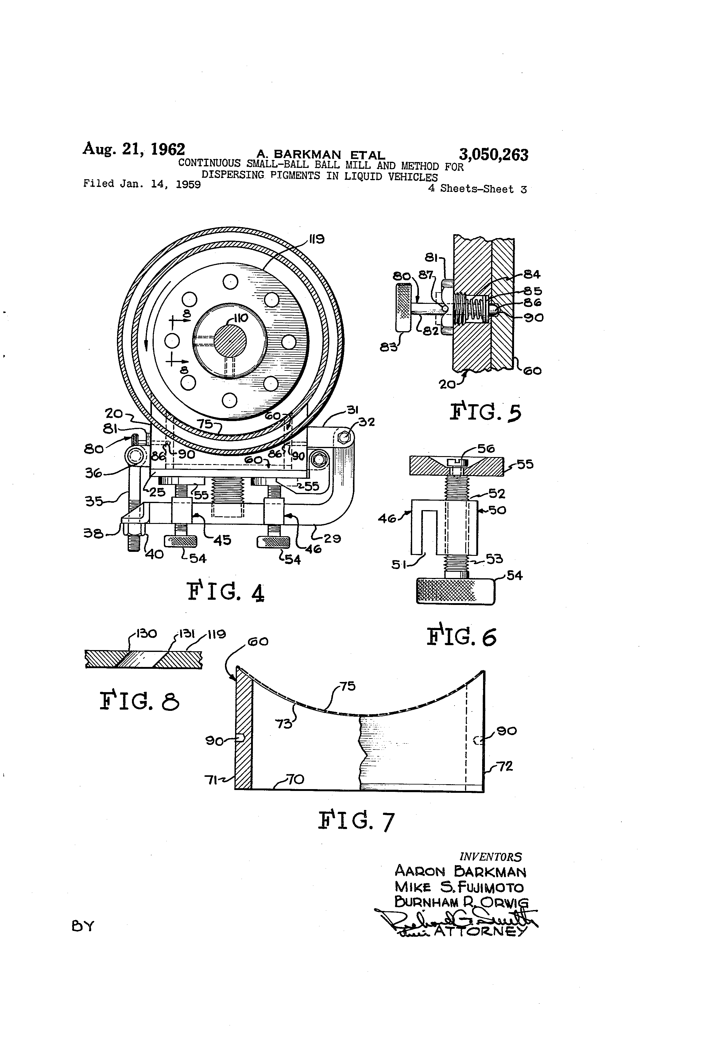 Ball Patent Patents Mill Drawing Liquid Continuous Small Sketch ...