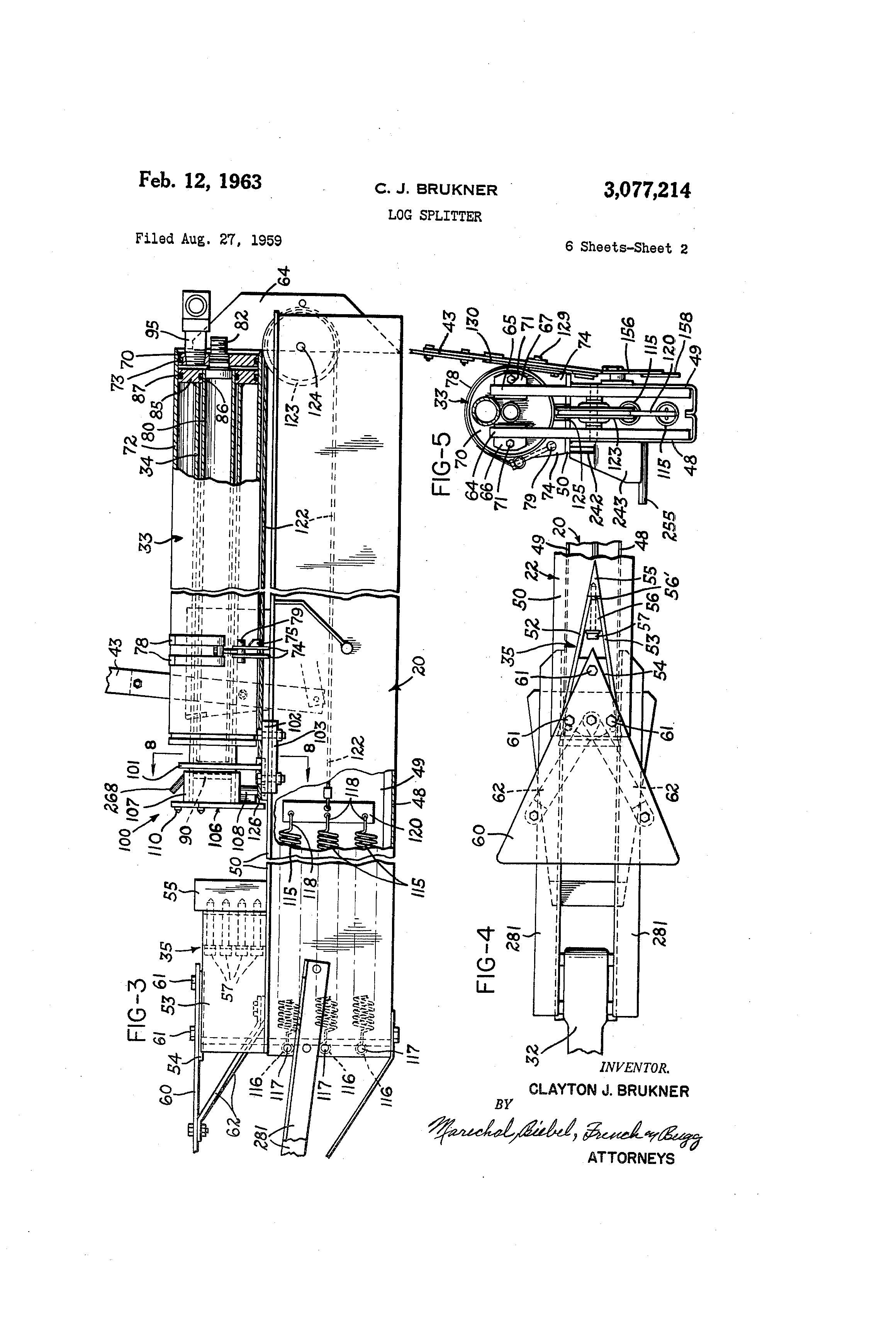 Patents Splitter Log Drawing Sketch Coloring Page