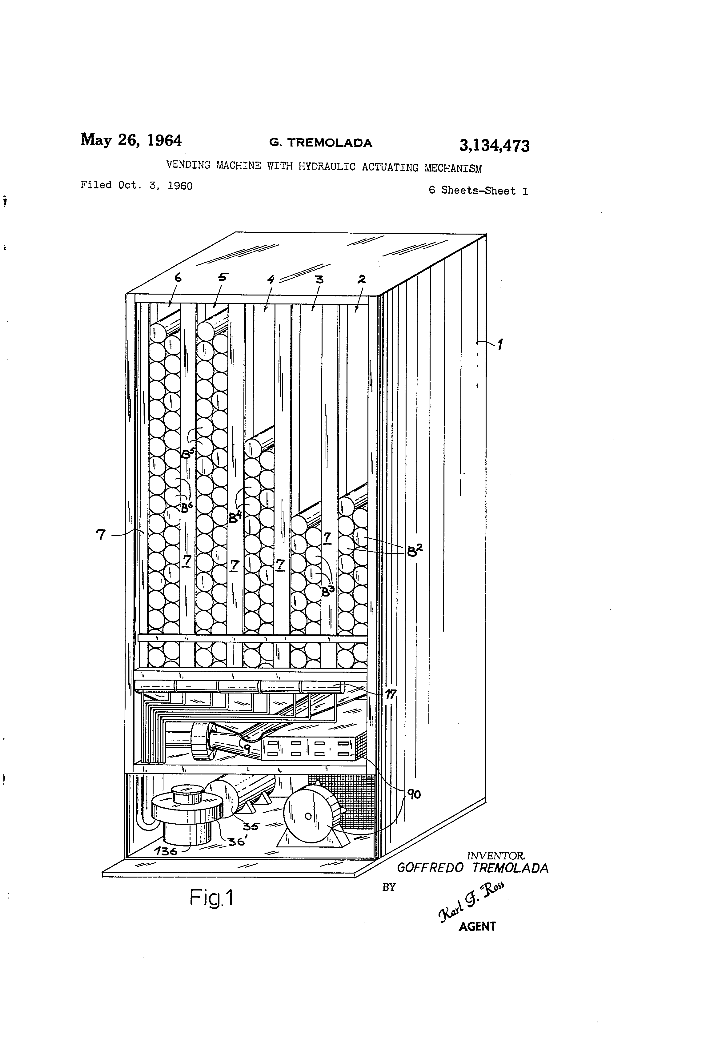 Patent Vending Machine Mechanism Patents Sketch Coloring Page