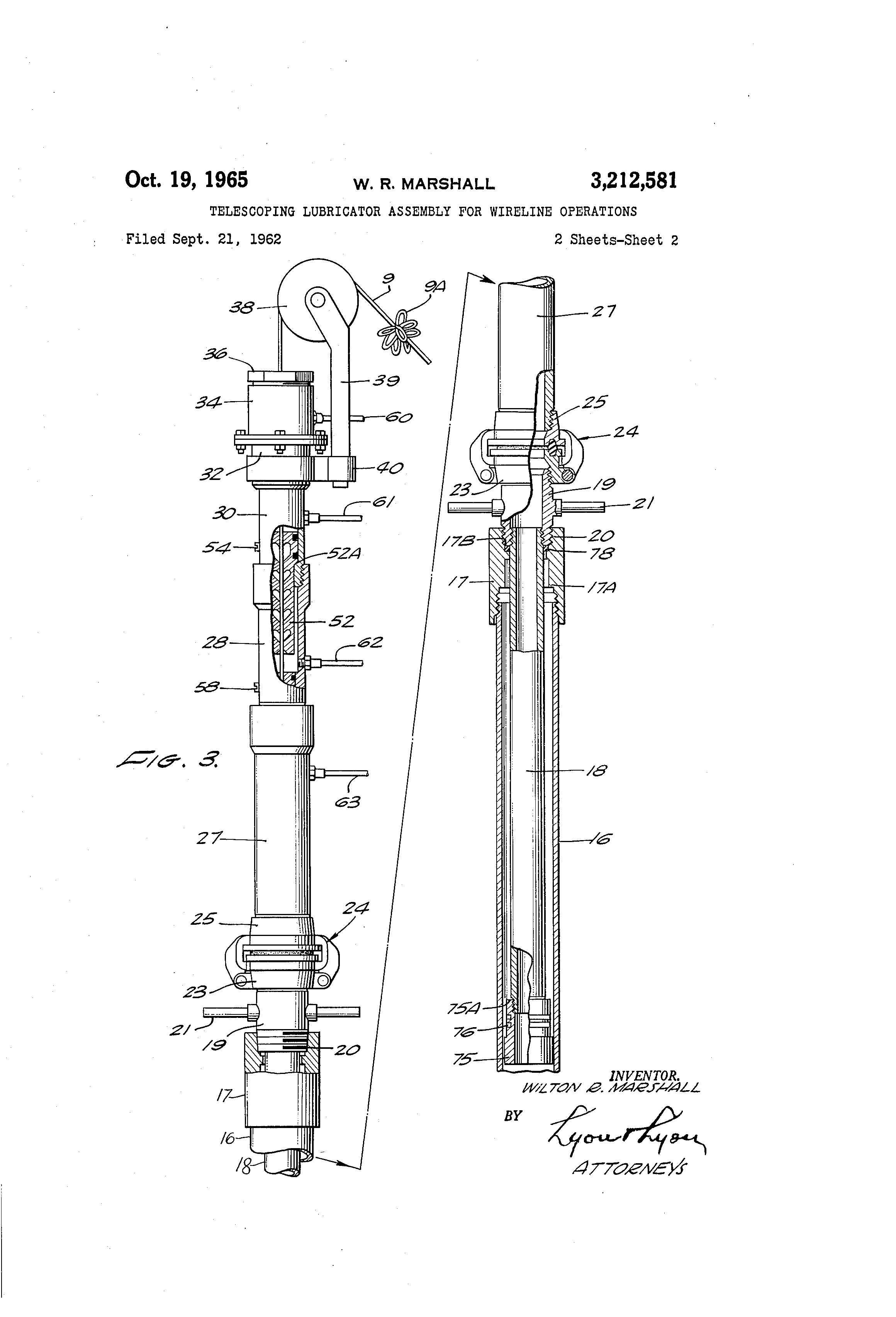 Lubricator Wireline Patents Assembly Sketch Coloring Page