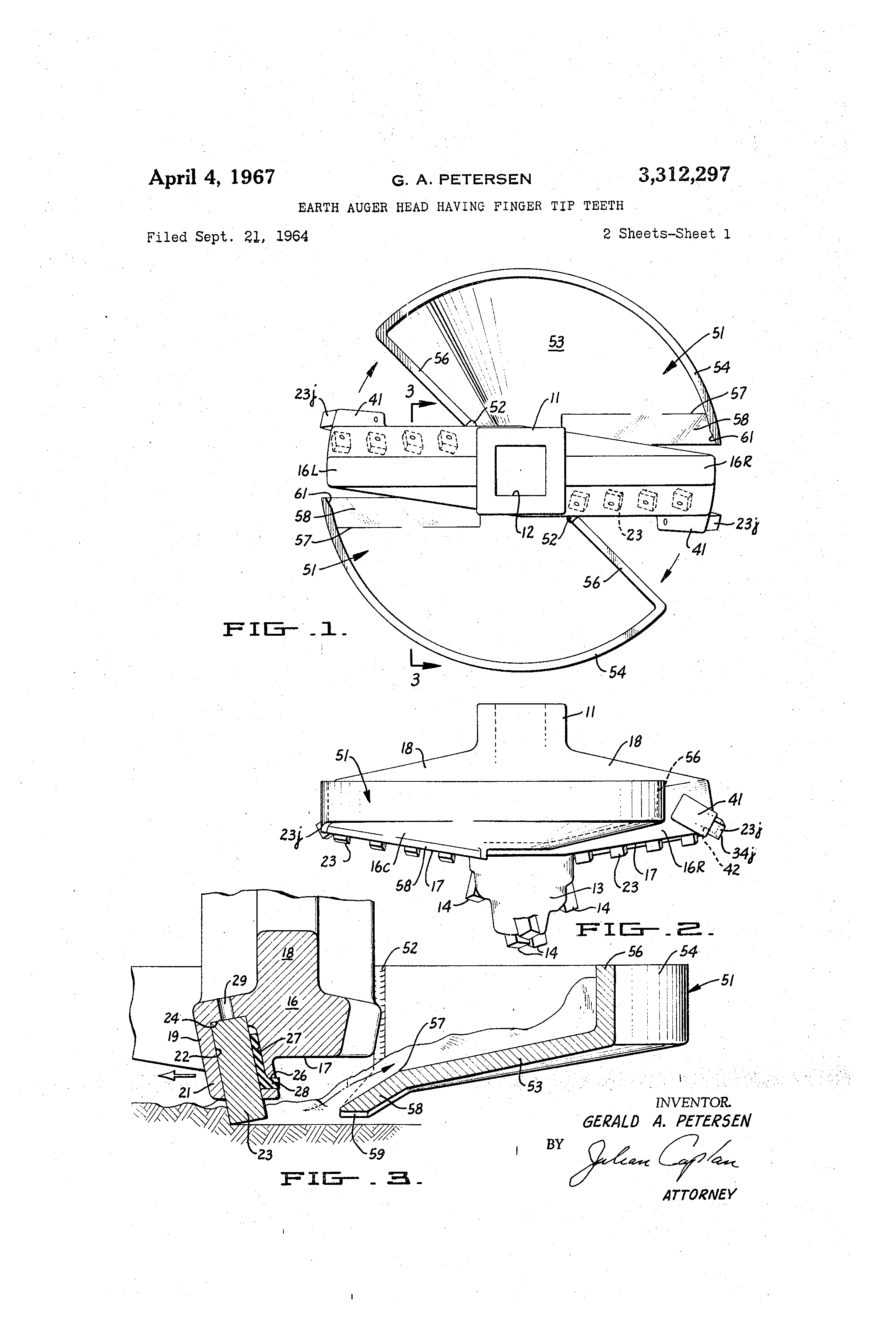 Patents Auger Drawing Sketch Coloring Page