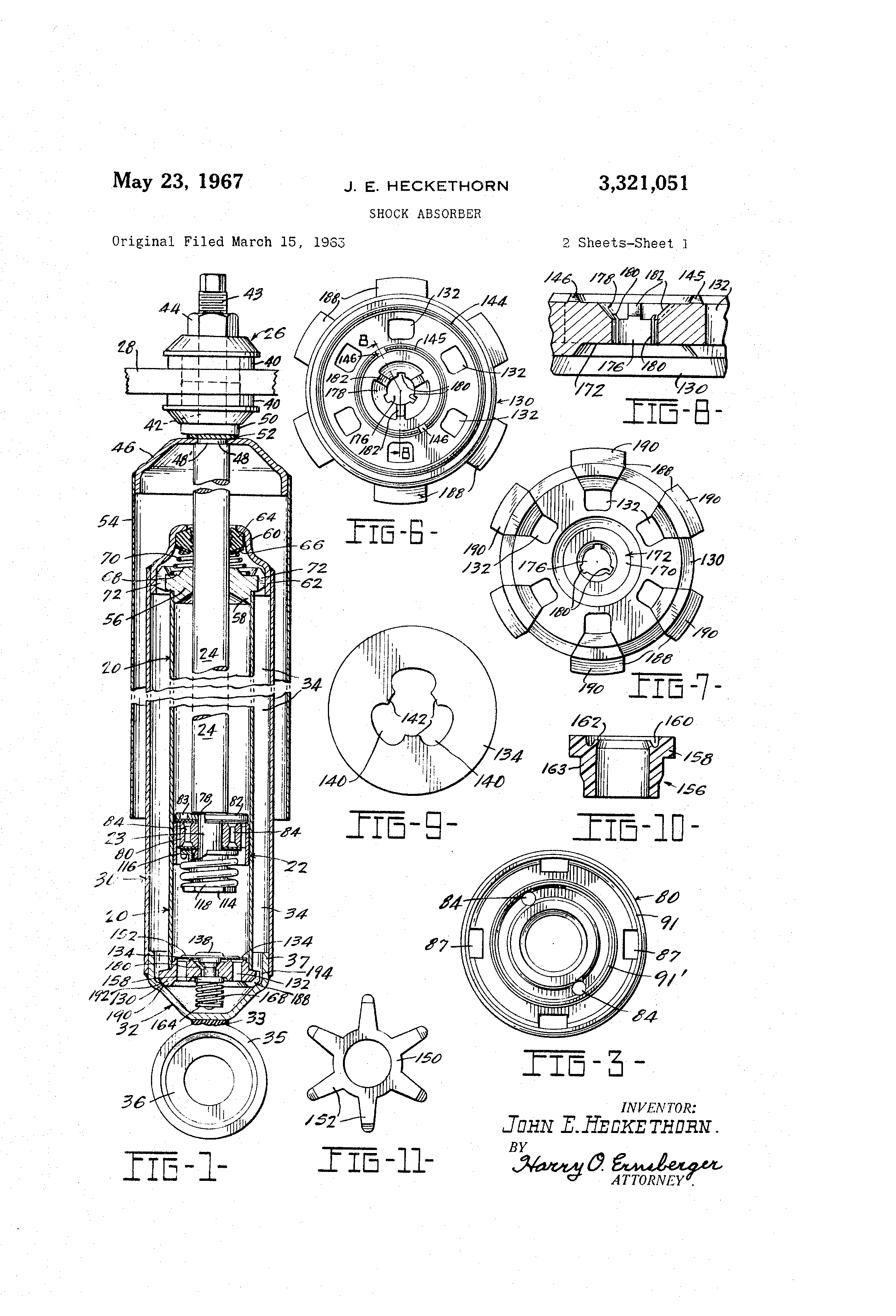 Shock Absorber Patents Drawing Sketch Coloring Page