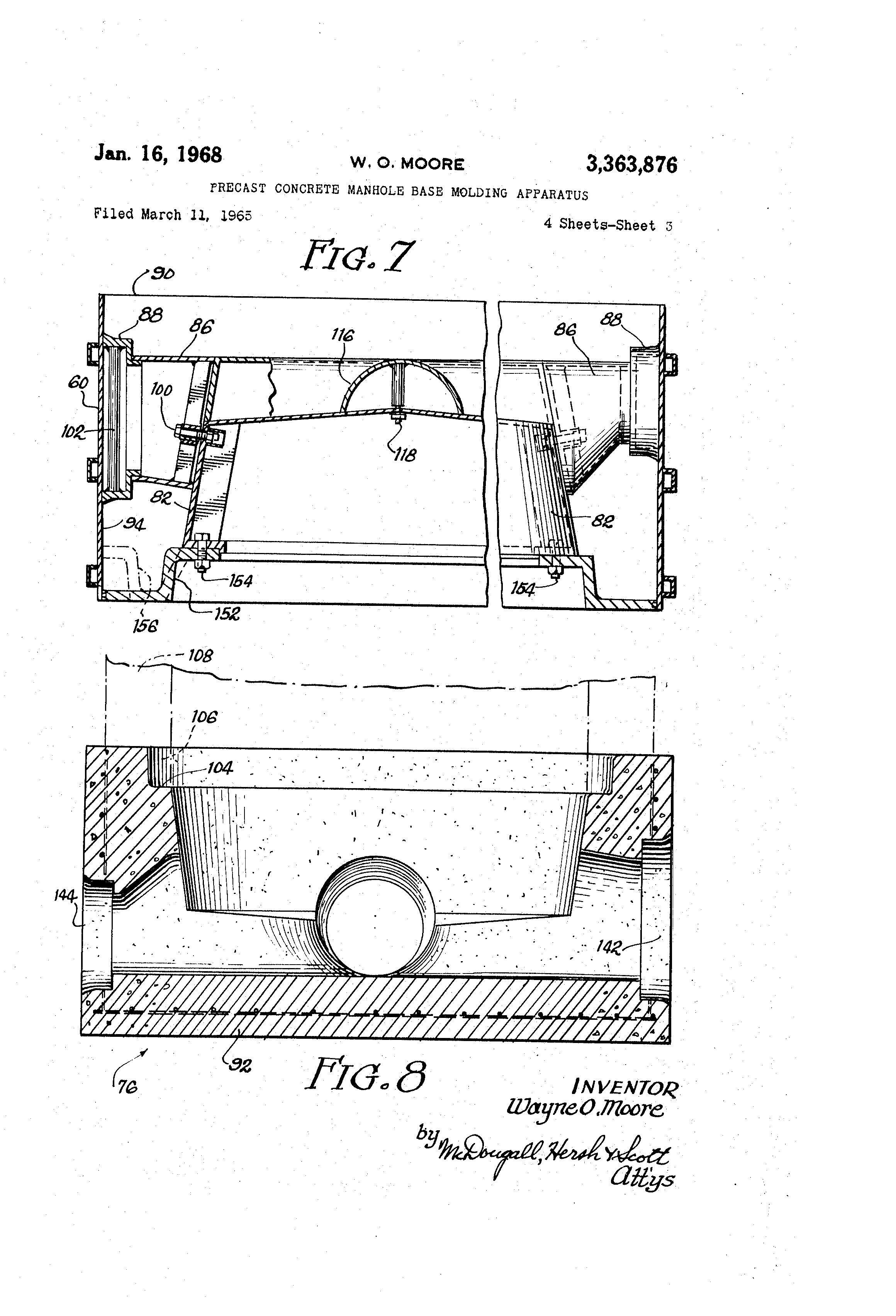 Precast Concrete Manhole Detail
