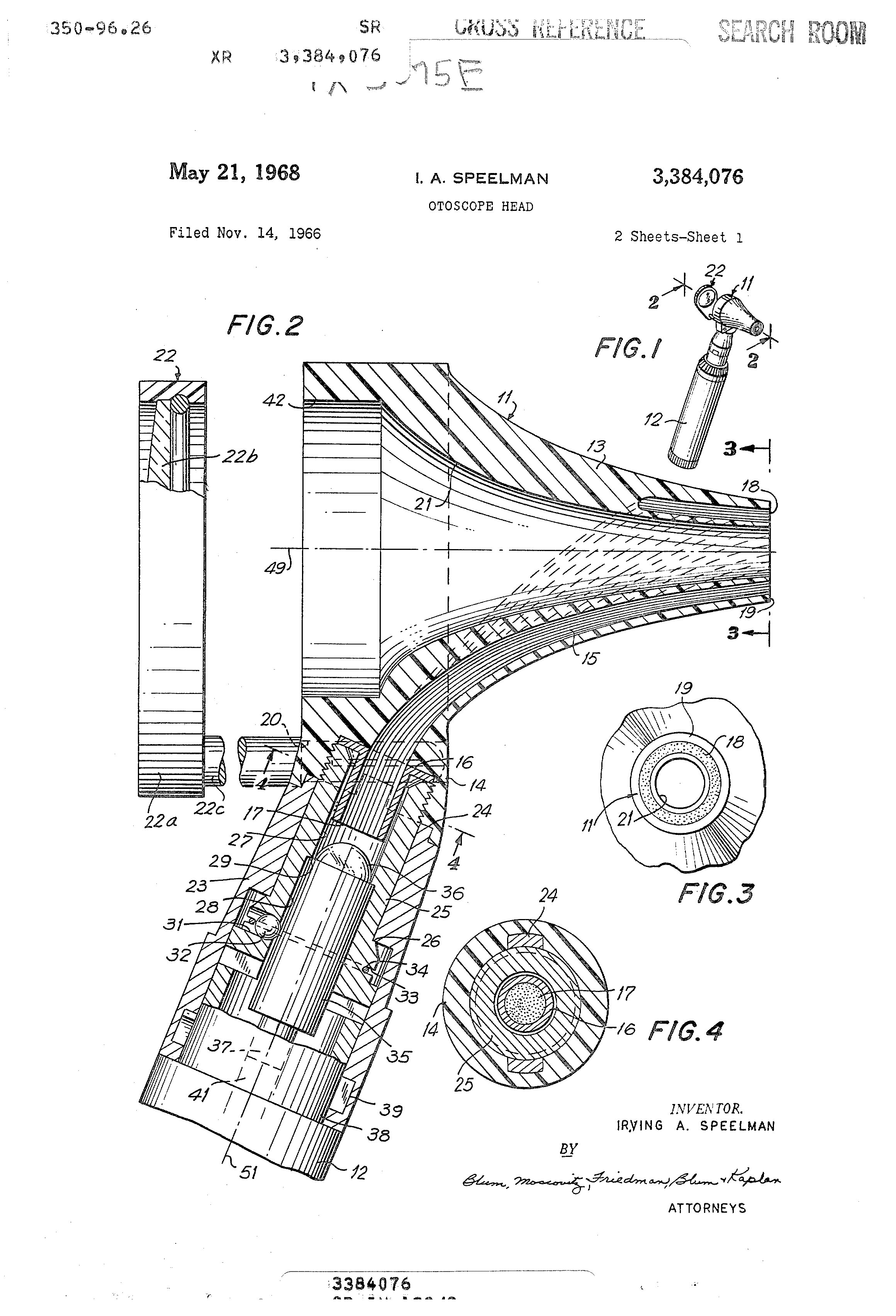 Otoscope Patents Patent Drawing Sketch Coloring Page