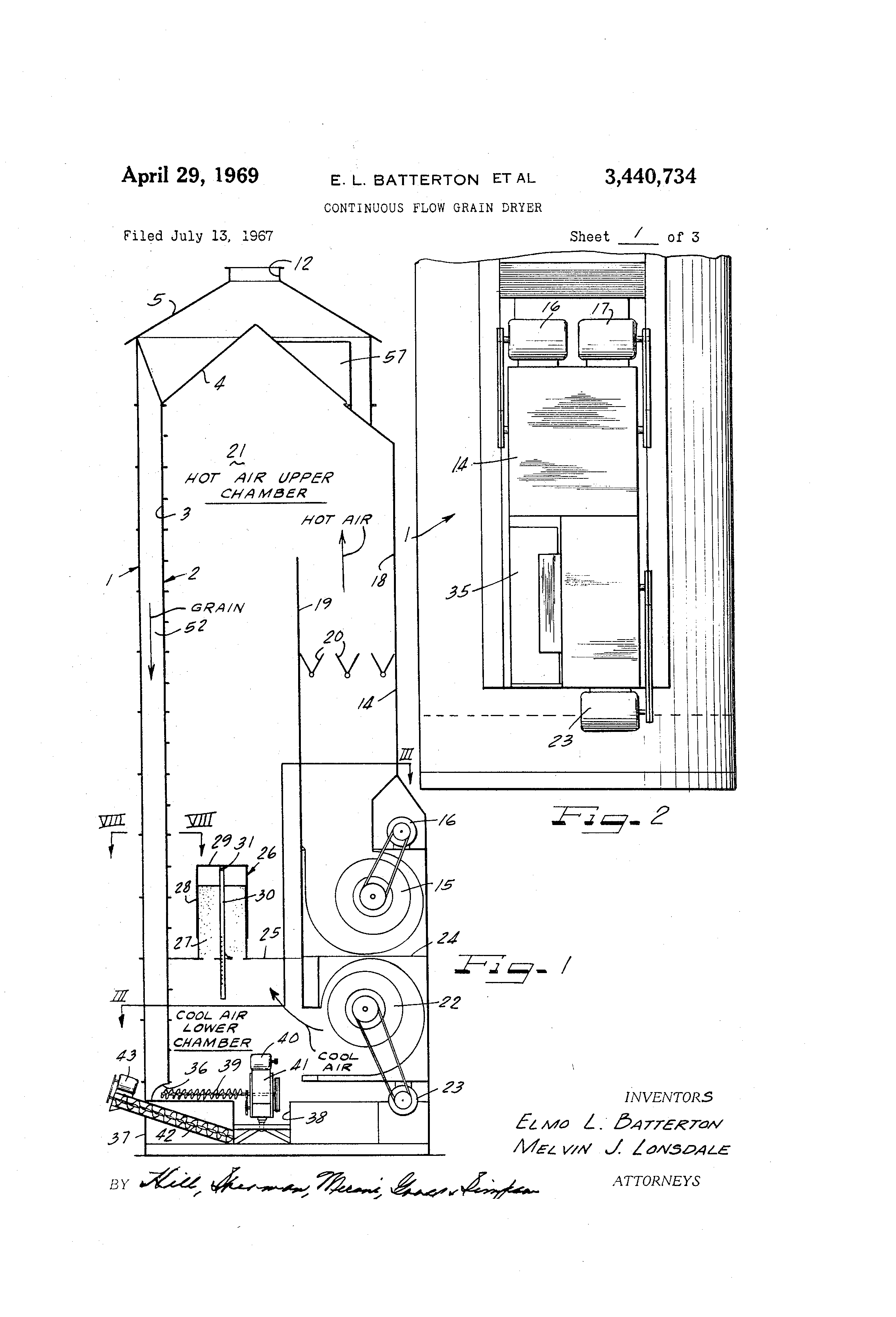 Patents Grain Dryer Continuous Flow Sketch Coloring Page