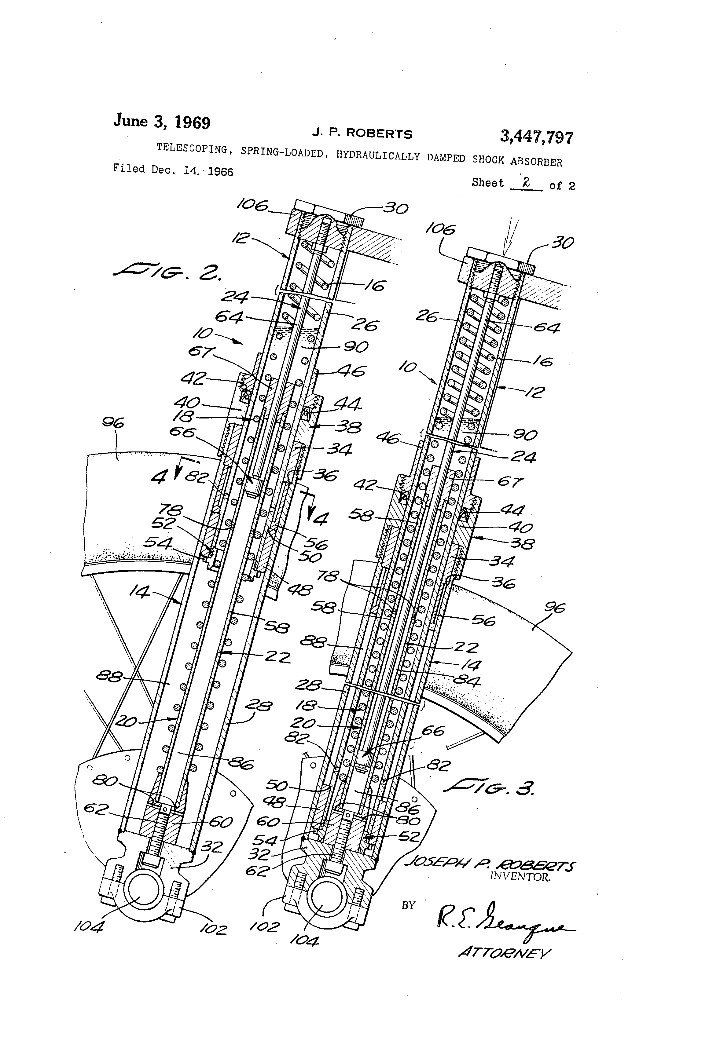Shock Spring Patents Absorber Gas Drawing Sketch Coloring Page