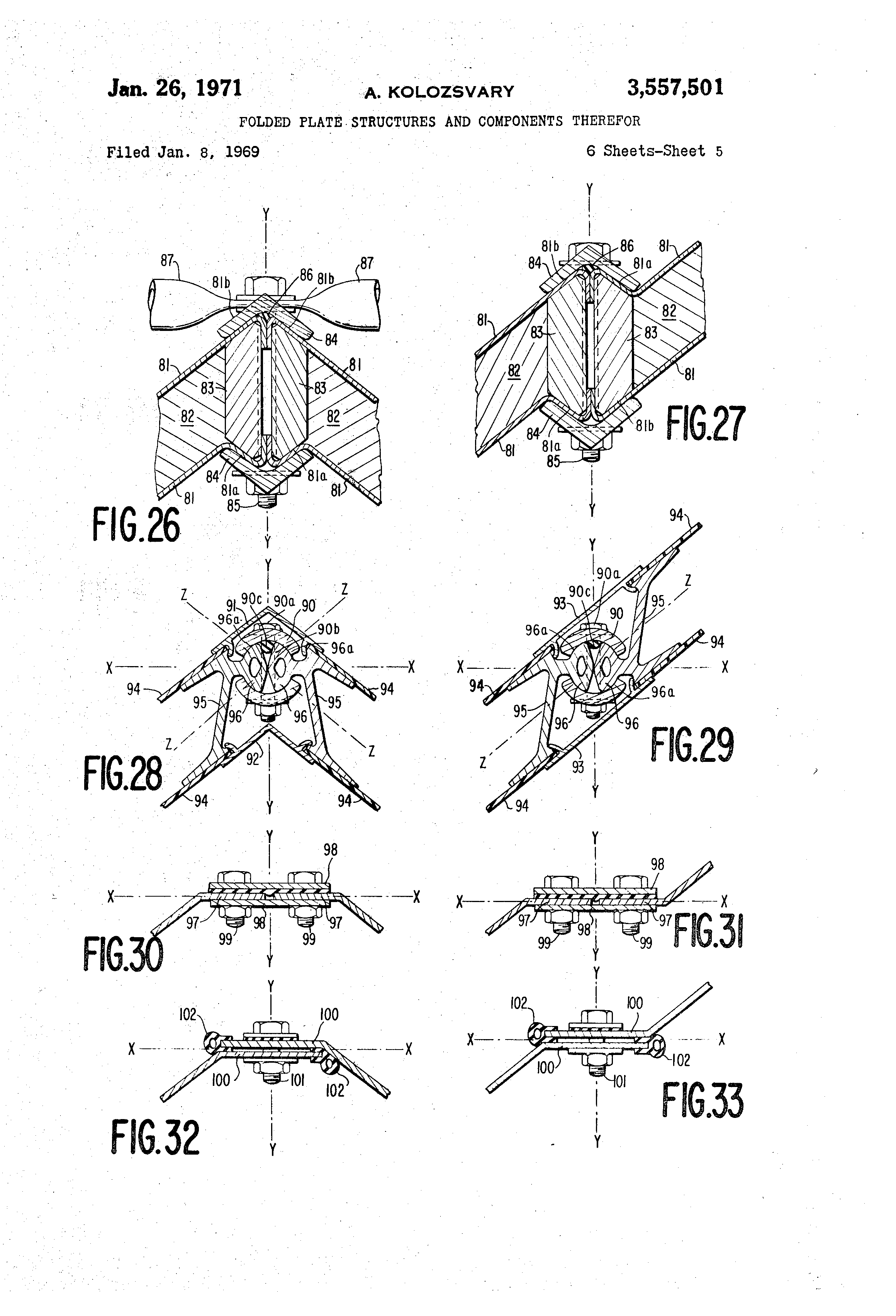 Folded Plate Patents Patent Drawing Sketch Coloring Page