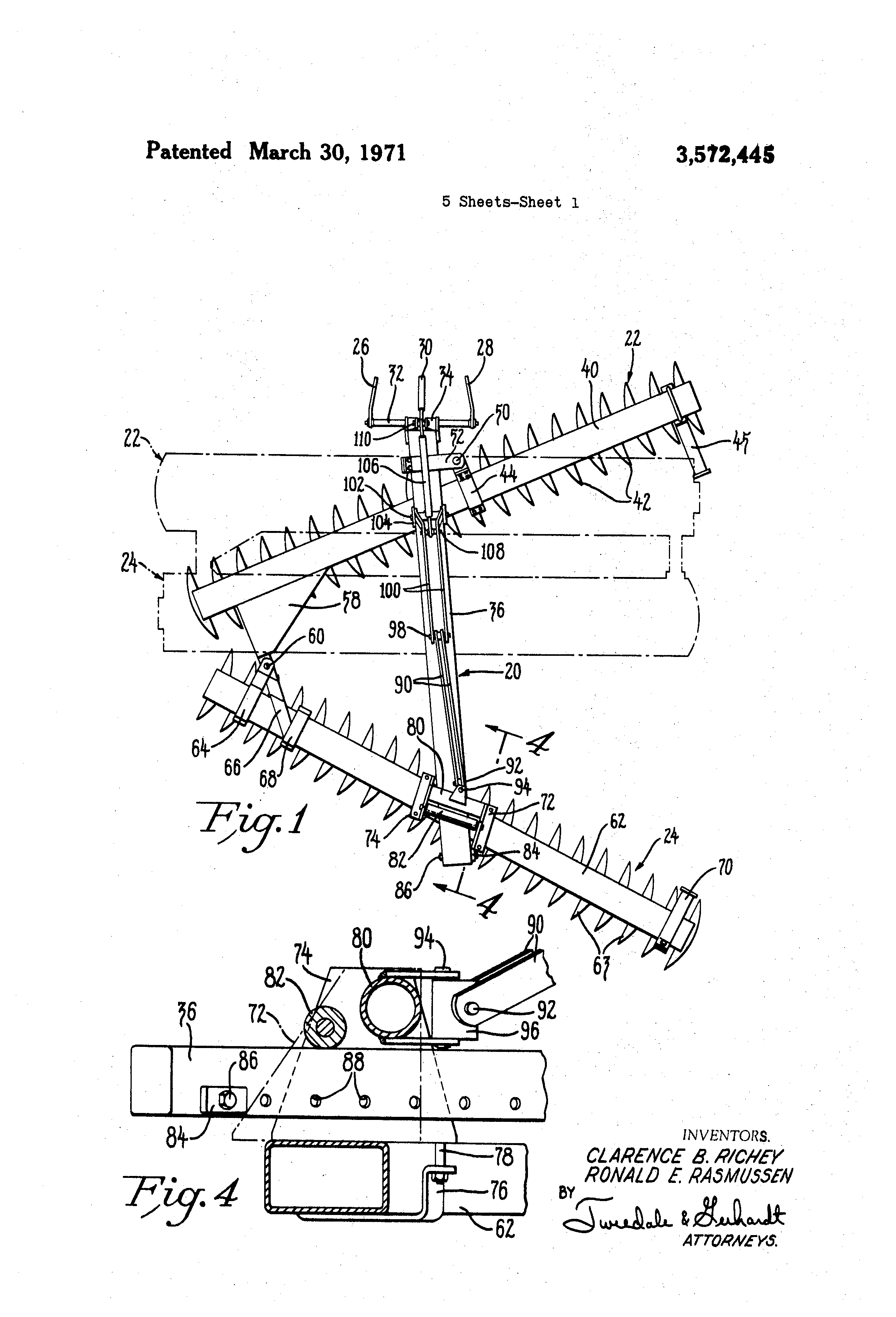 Harrow Patents Drawing Sketch Coloring Page