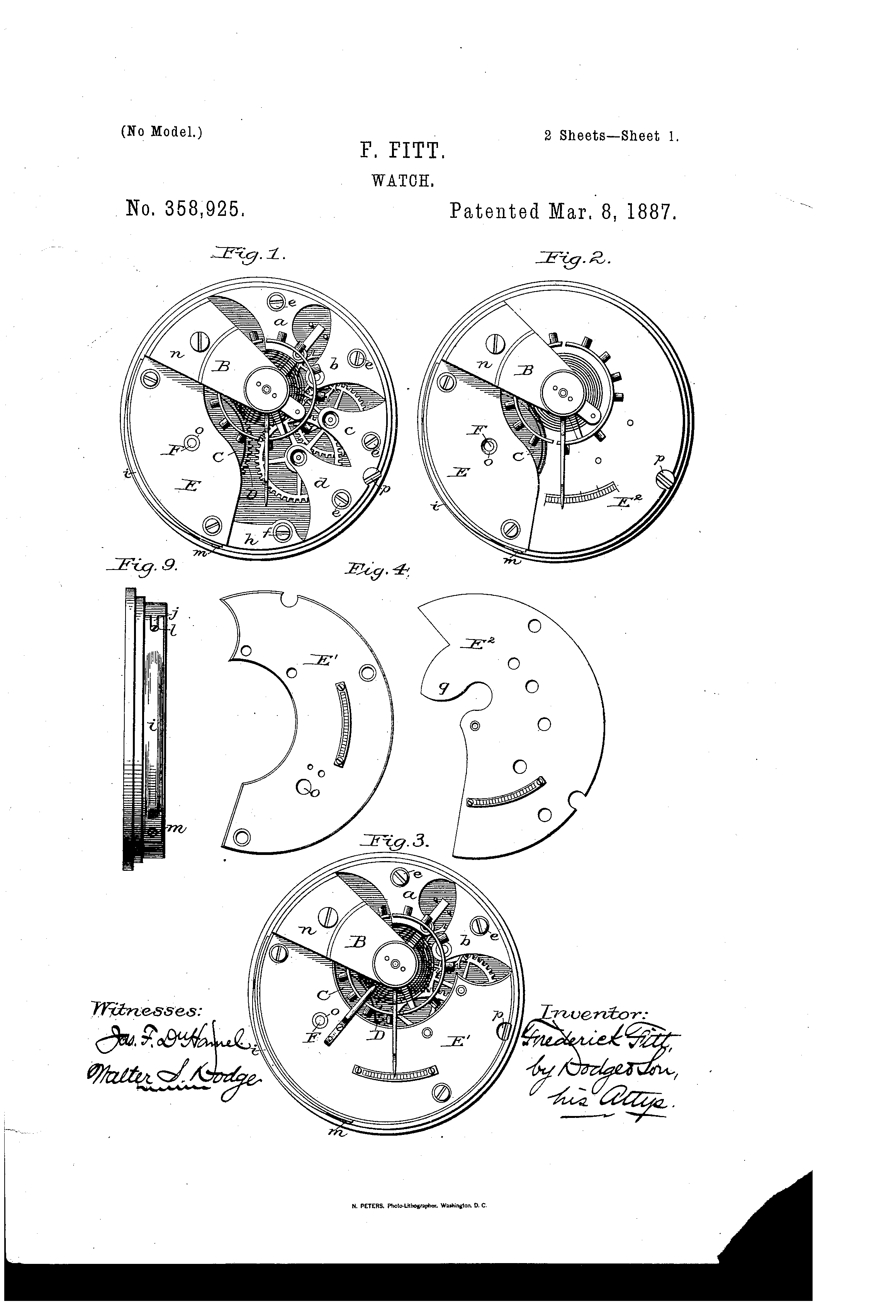 Pocket Watch Patents Archive for American Horology | Pocket Watch Database