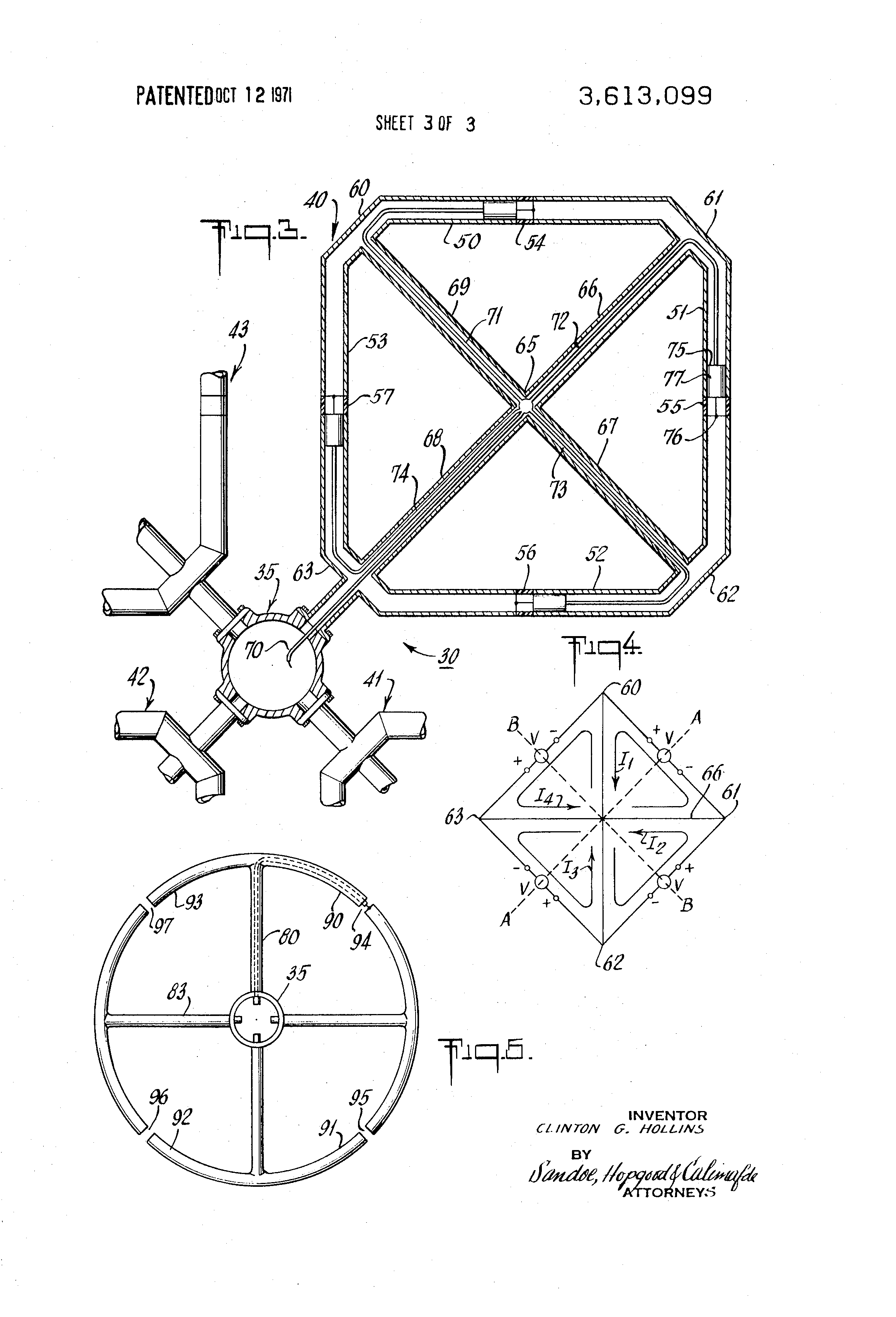 Patent US3613099 - Vor antenna system - Google Patents