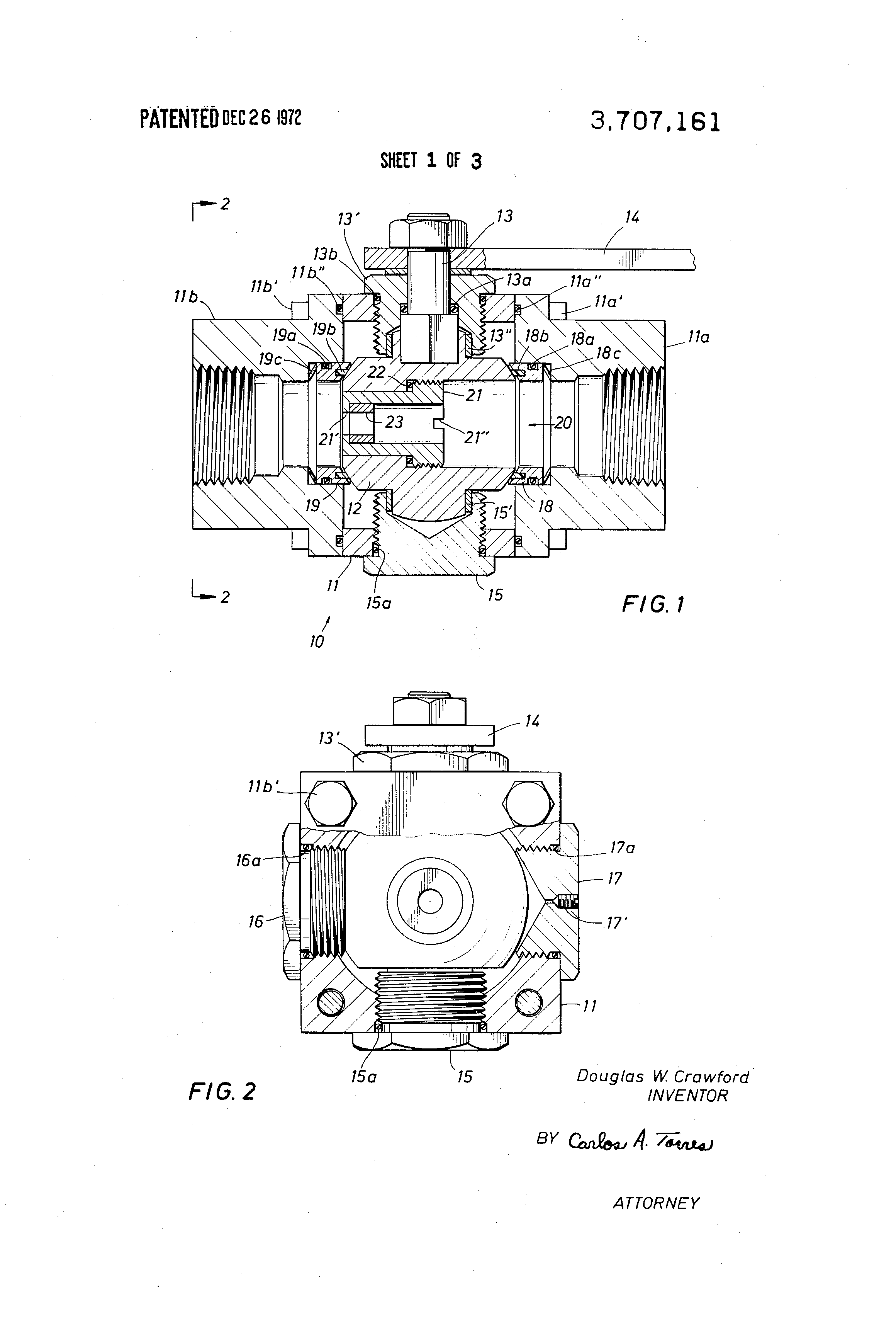 Patent US3707161 - Variable choke valve - Google Patents