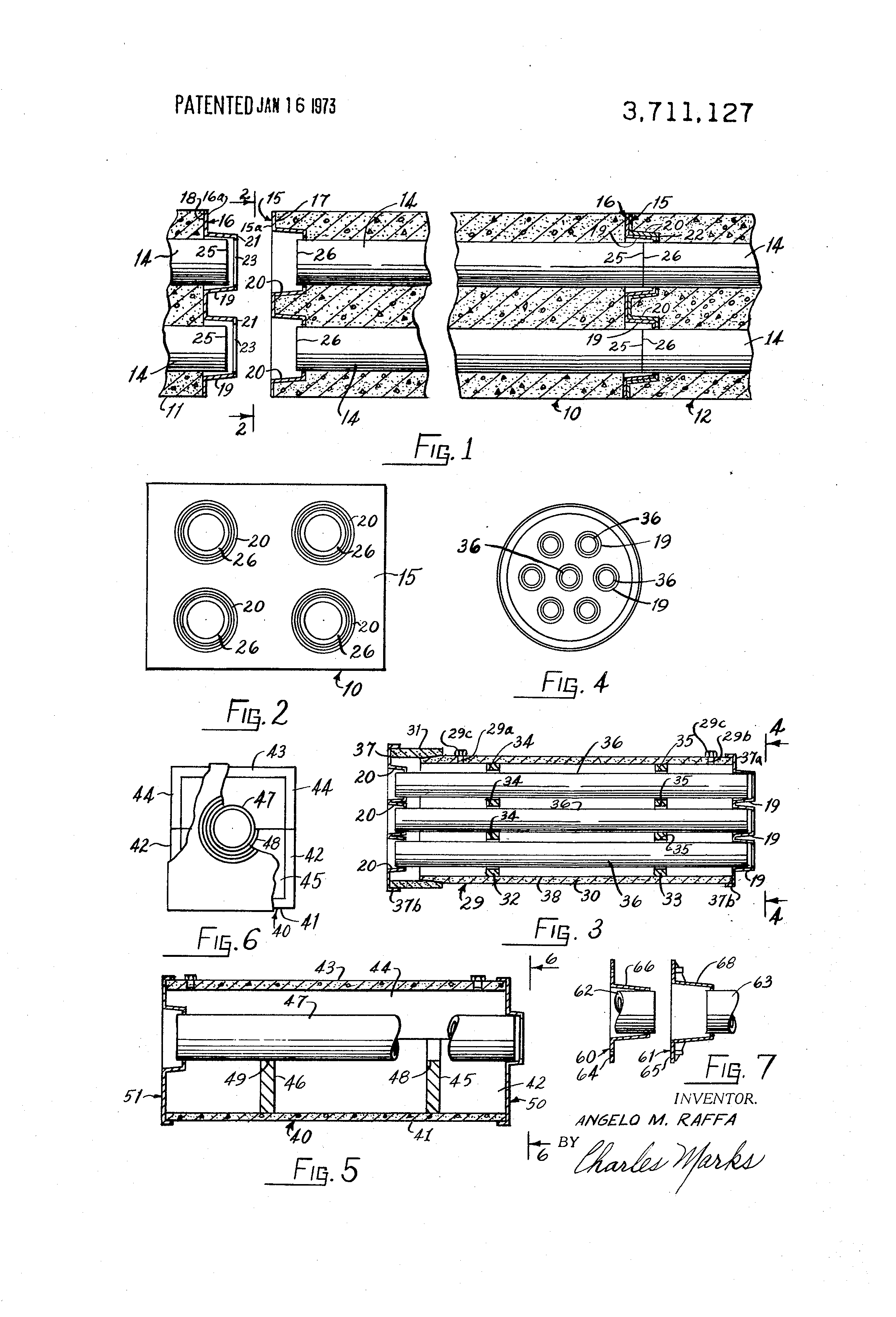 Patent US3711127 - Duct bank with coupling - Google Patents