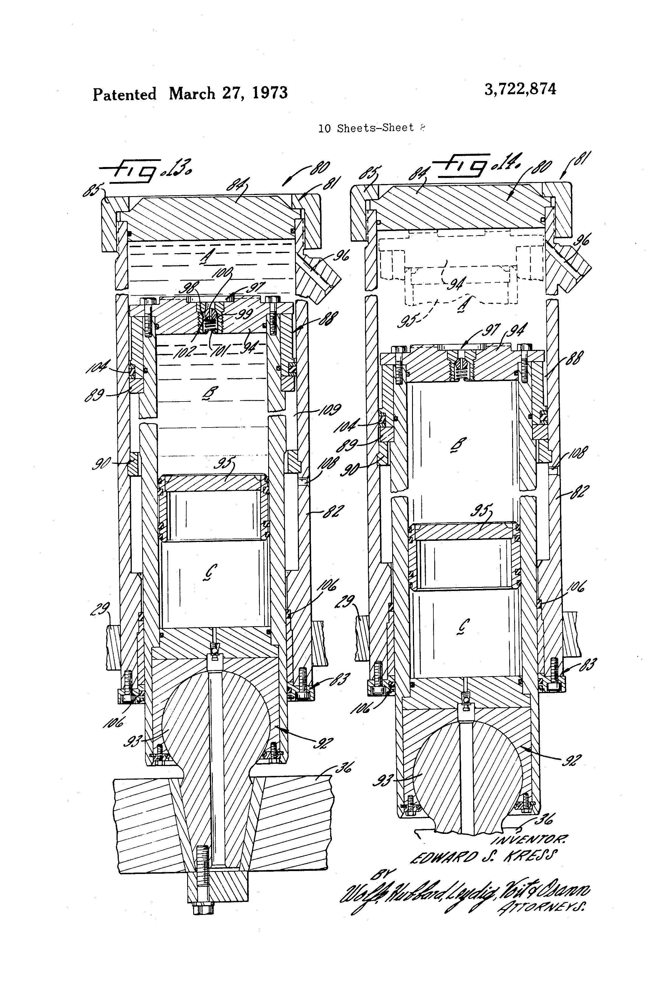 Patent US3722874 - Slag pot carrier - Google Patents