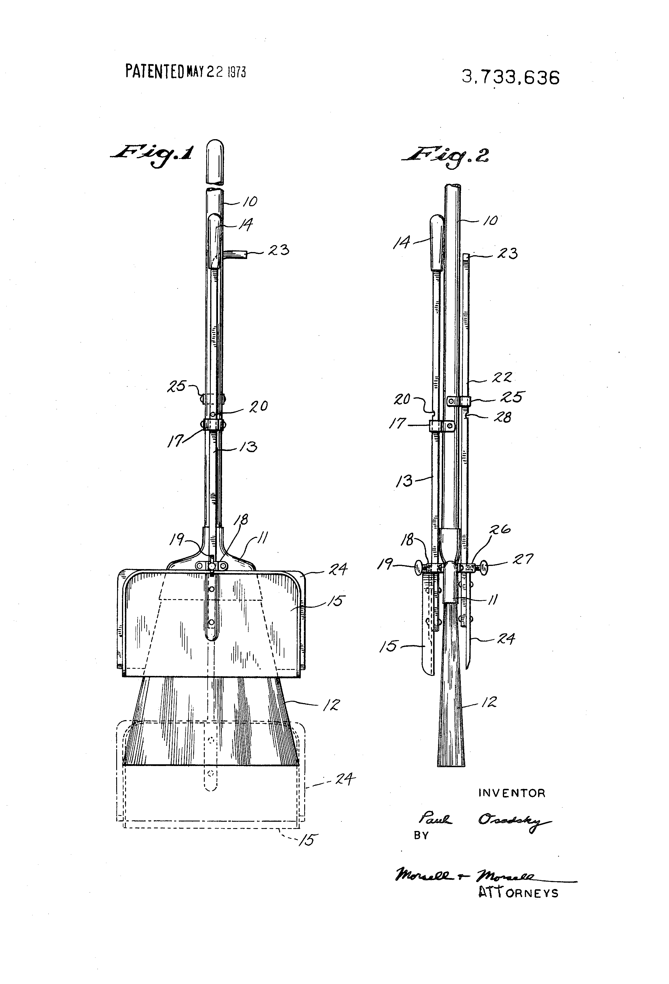 Patent Broom Patents Google Dust Pan Drawing Sketch Coloring Page