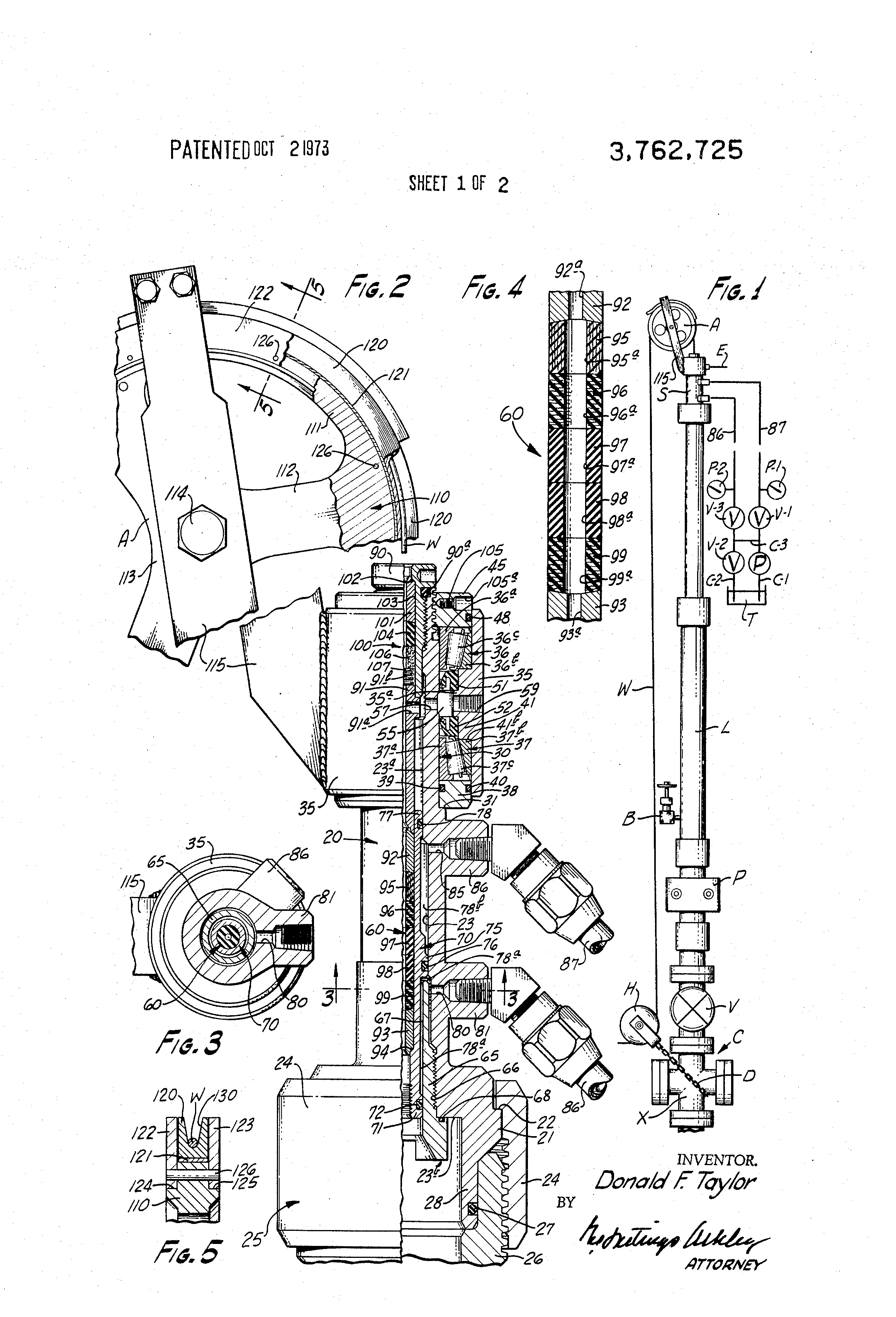 Patents Stuffing Box Wellhead Assembly Sketch Coloring Page