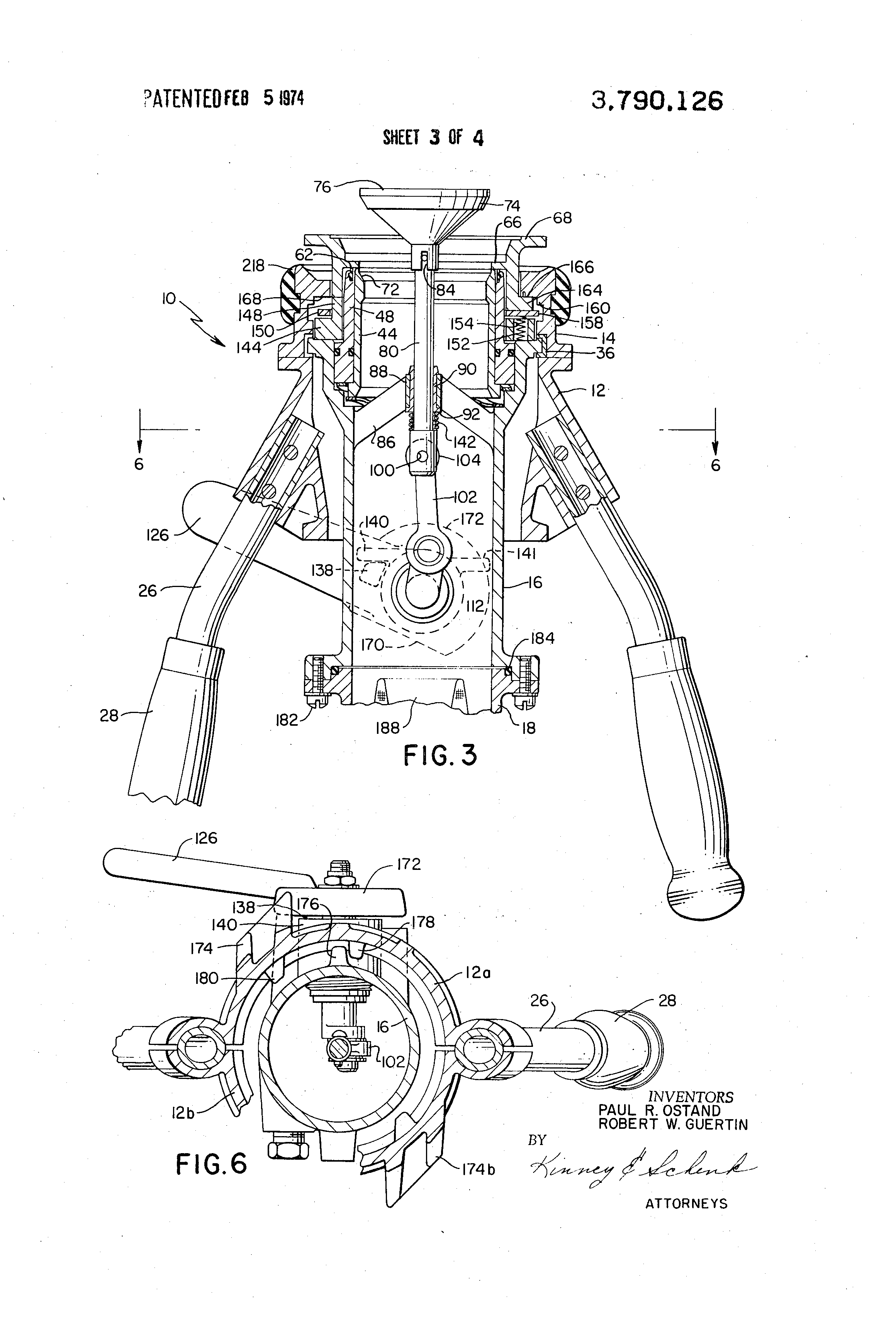 Patent US3790126 - Single point refueling nozzle - Google Patentsuche