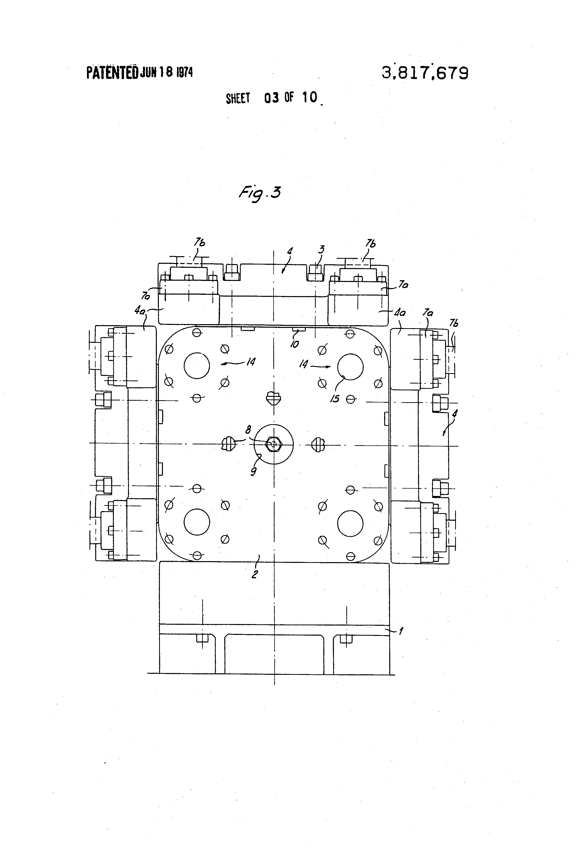 Patent US3817679 - Injection molding machine including a fixed platen ...