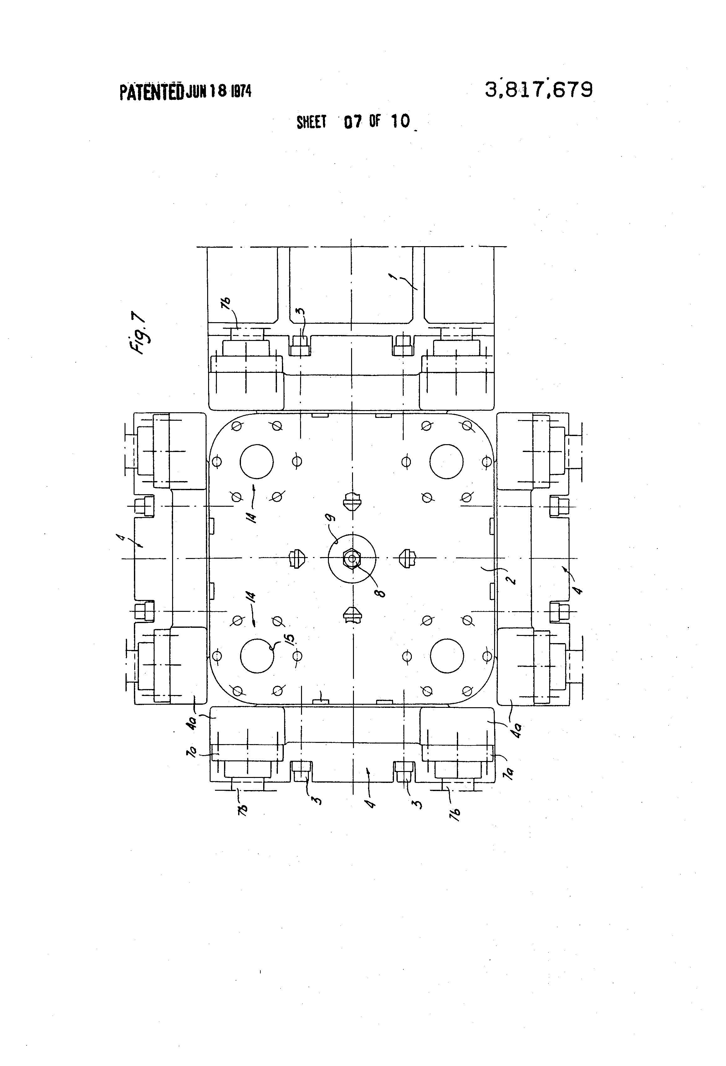 Patent US3817679 - Injection molding machine including a fixed platen ...