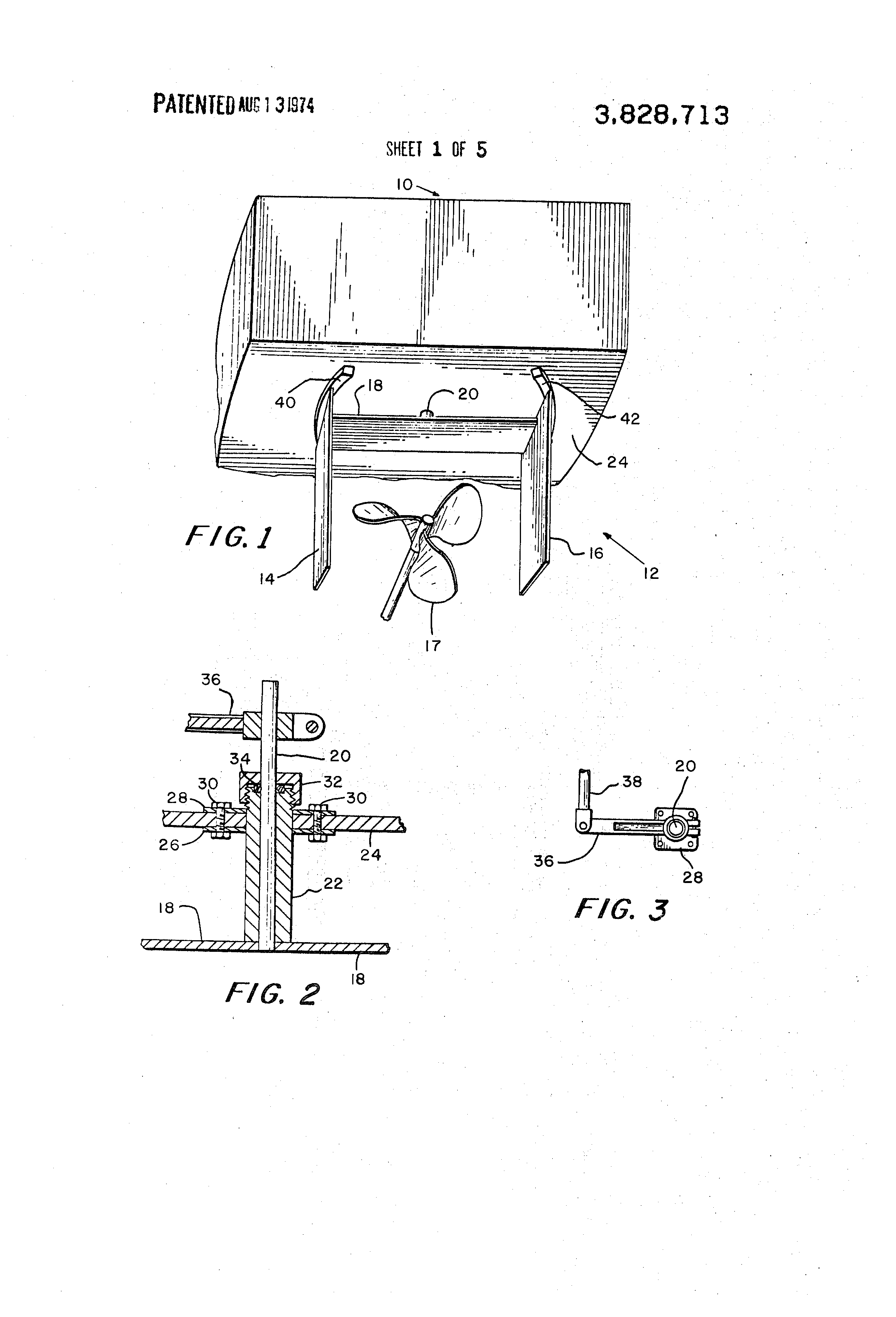 Patents Flanking Rudder Boat Sketch Coloring Page