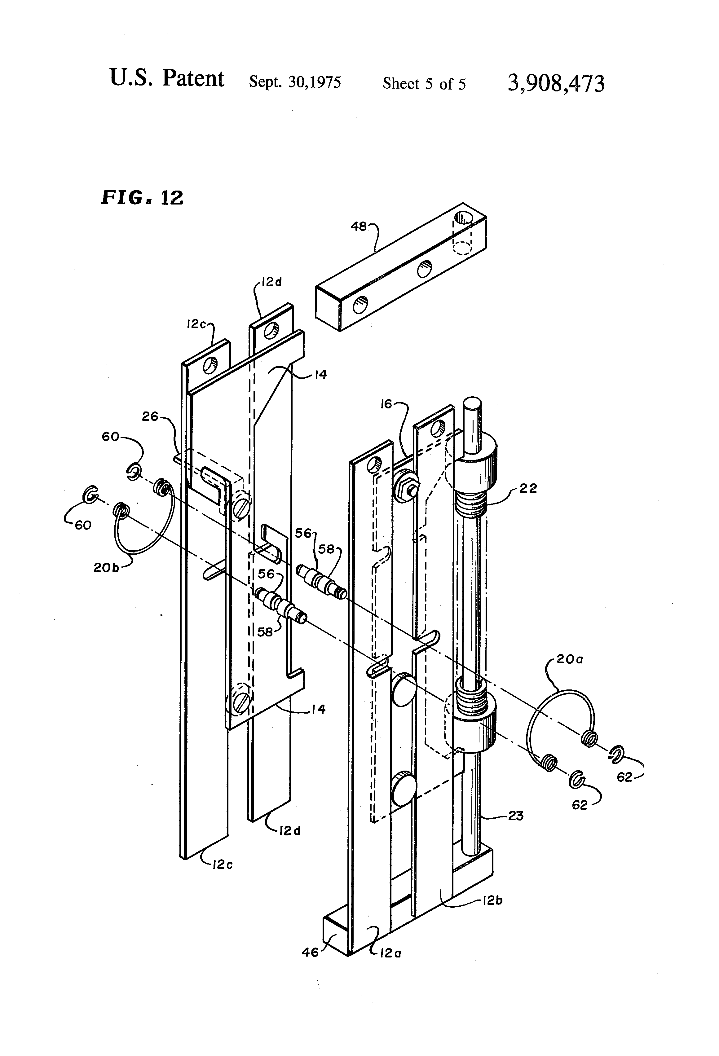 Patent US3908473 - Linear motion snap-action mechanism - Google Patents