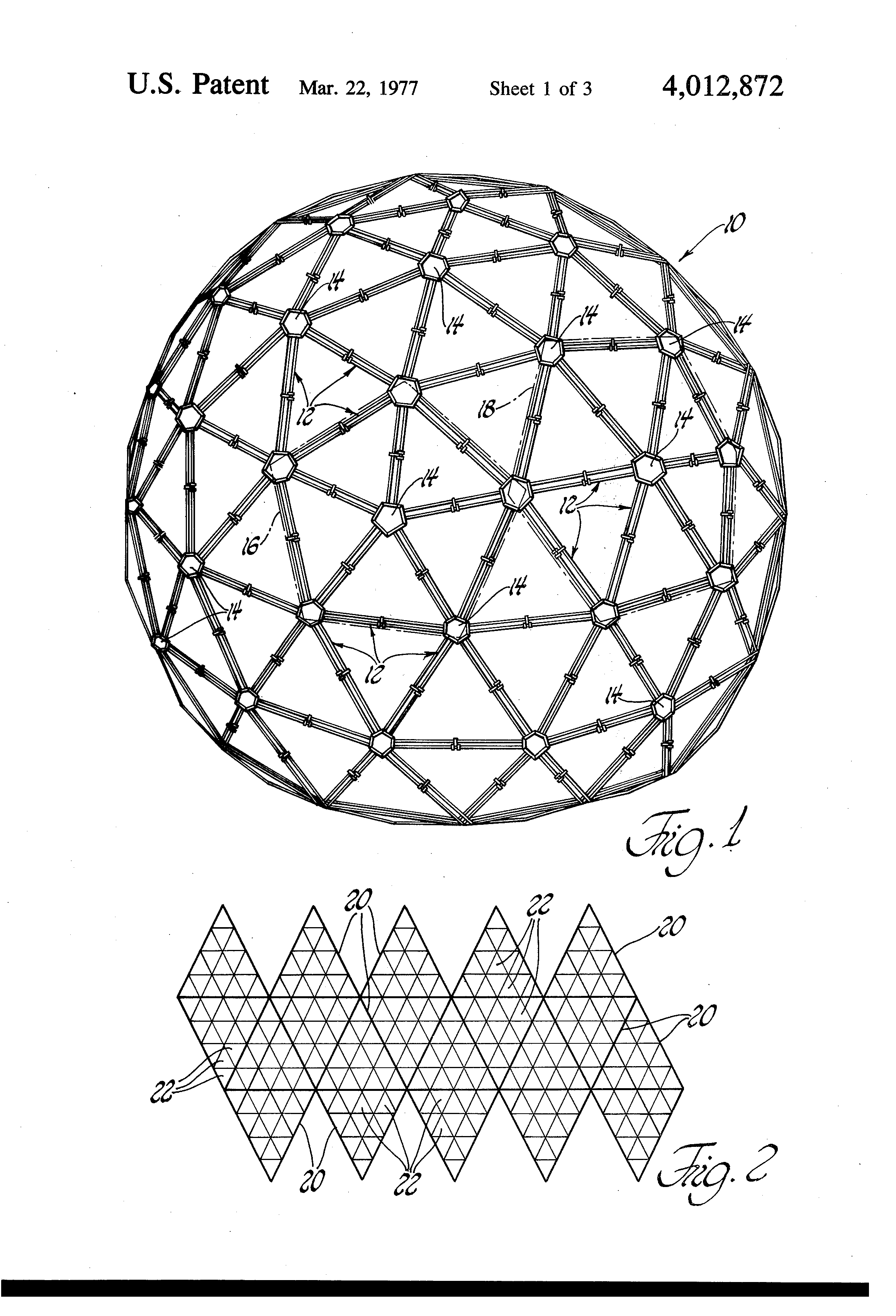 Geodesic Dome Patents Drawing Sketch Coloring Page
