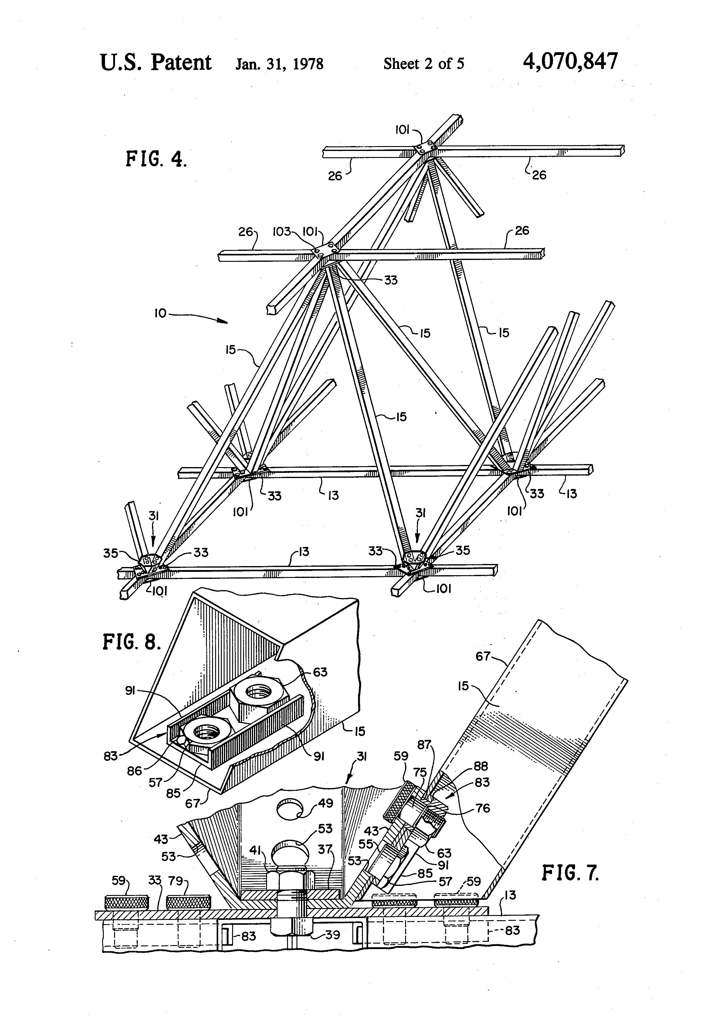 Space Frame Structure Truss Details Architecture Patents Steel Roof ...
