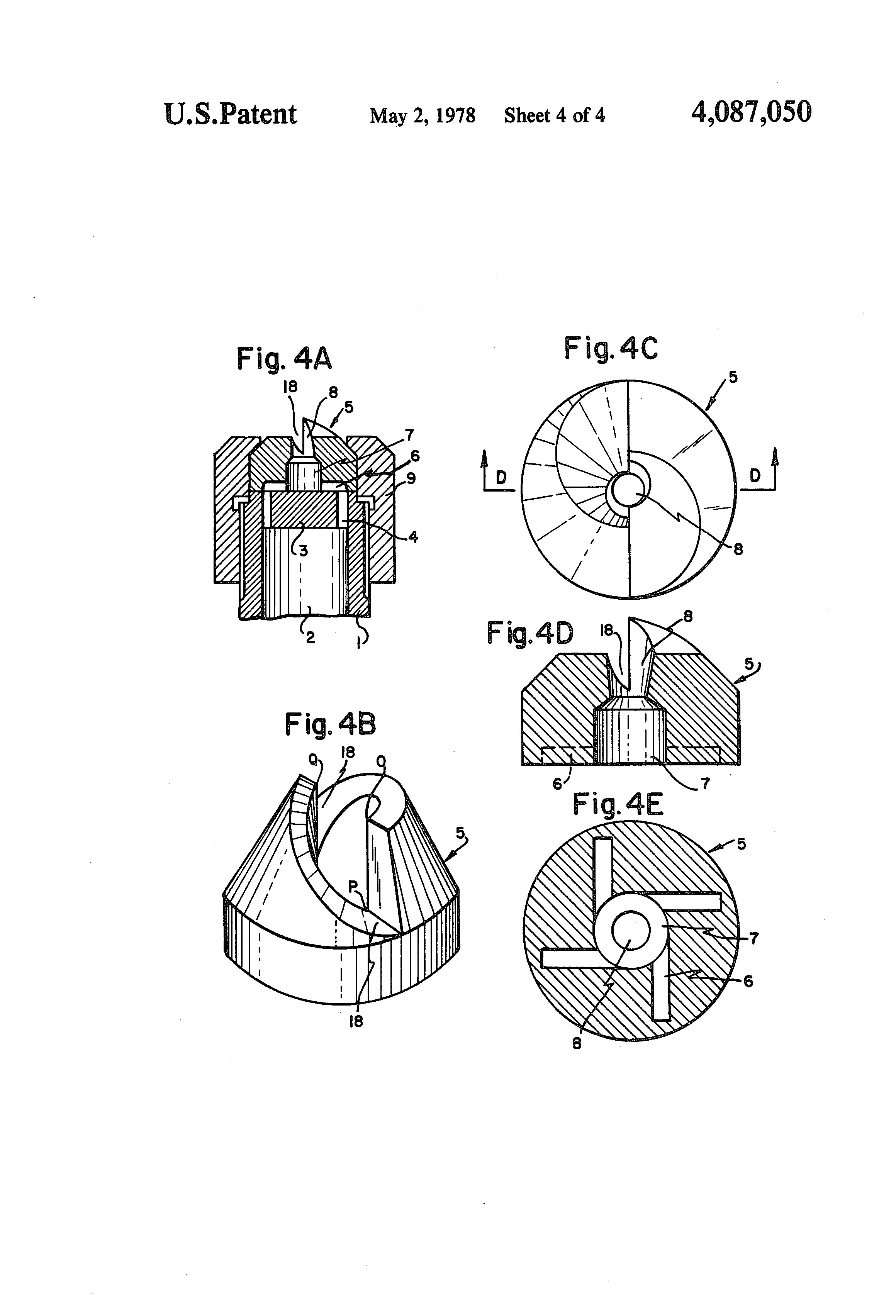 Patent US4087050 - Swirl type pressure fuel atomizer - Google Patents
