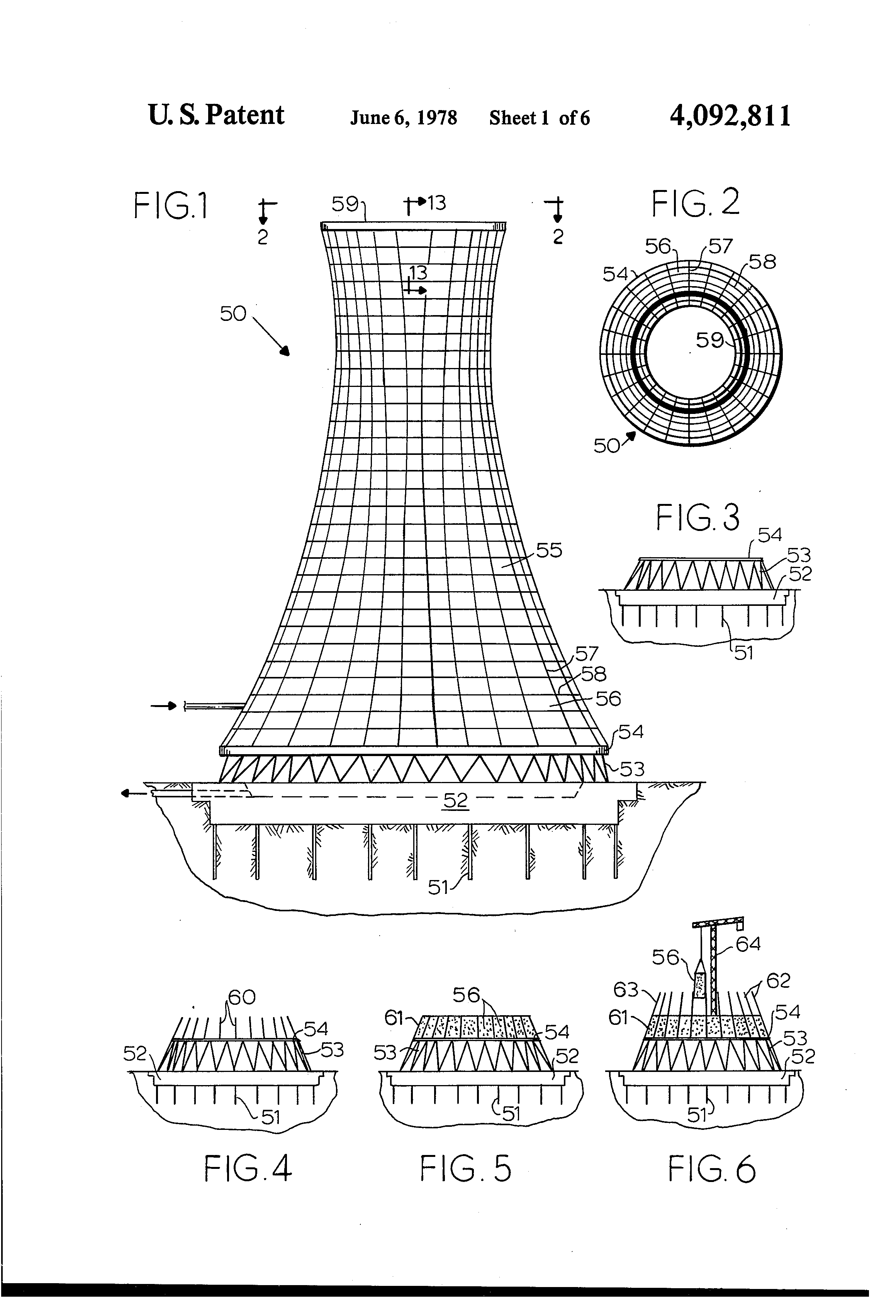 Patents Tower Cooling Drawing Google Construction Concrete Method ...