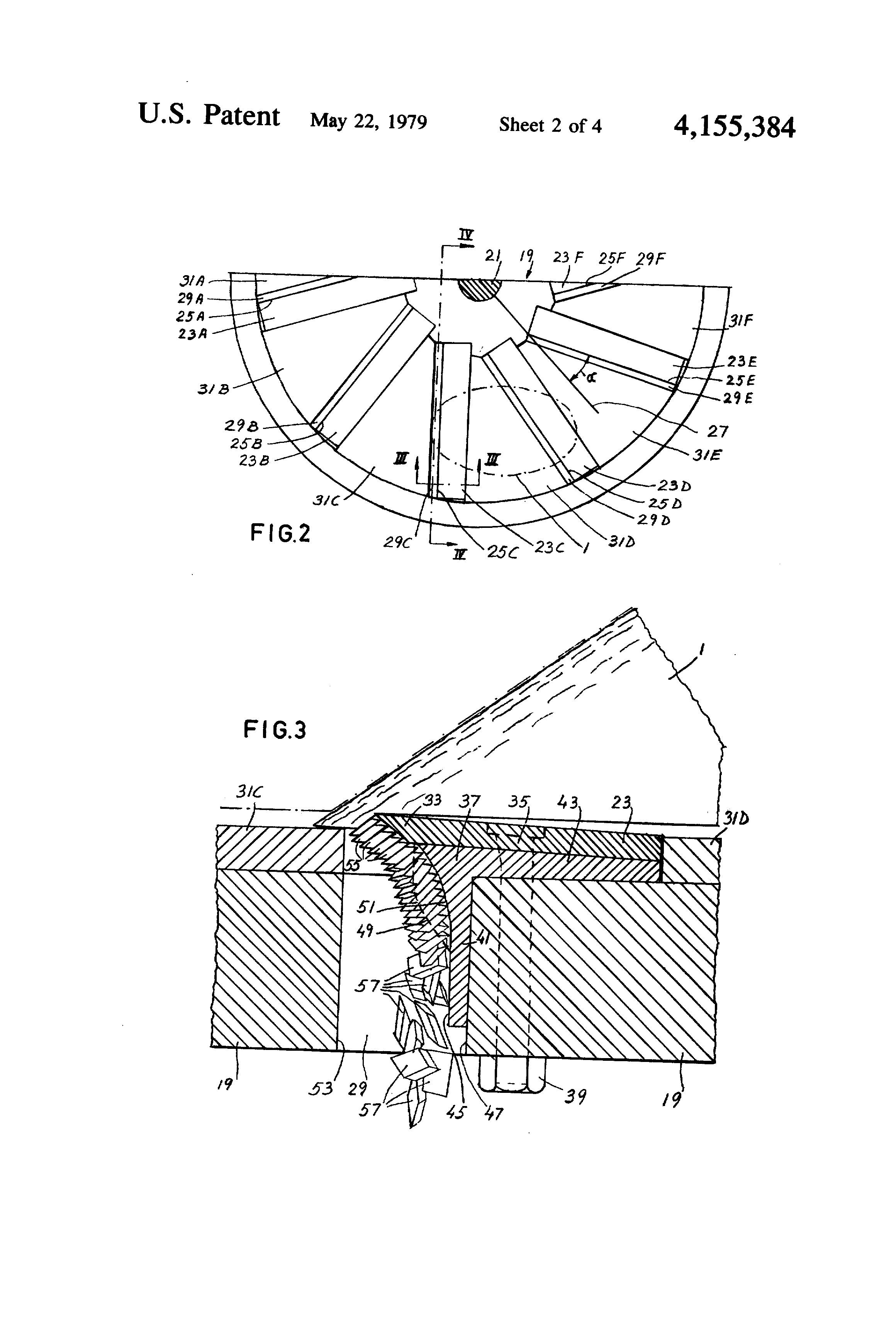 Patent US4155384 - Disk type wood chipper - Google Patents