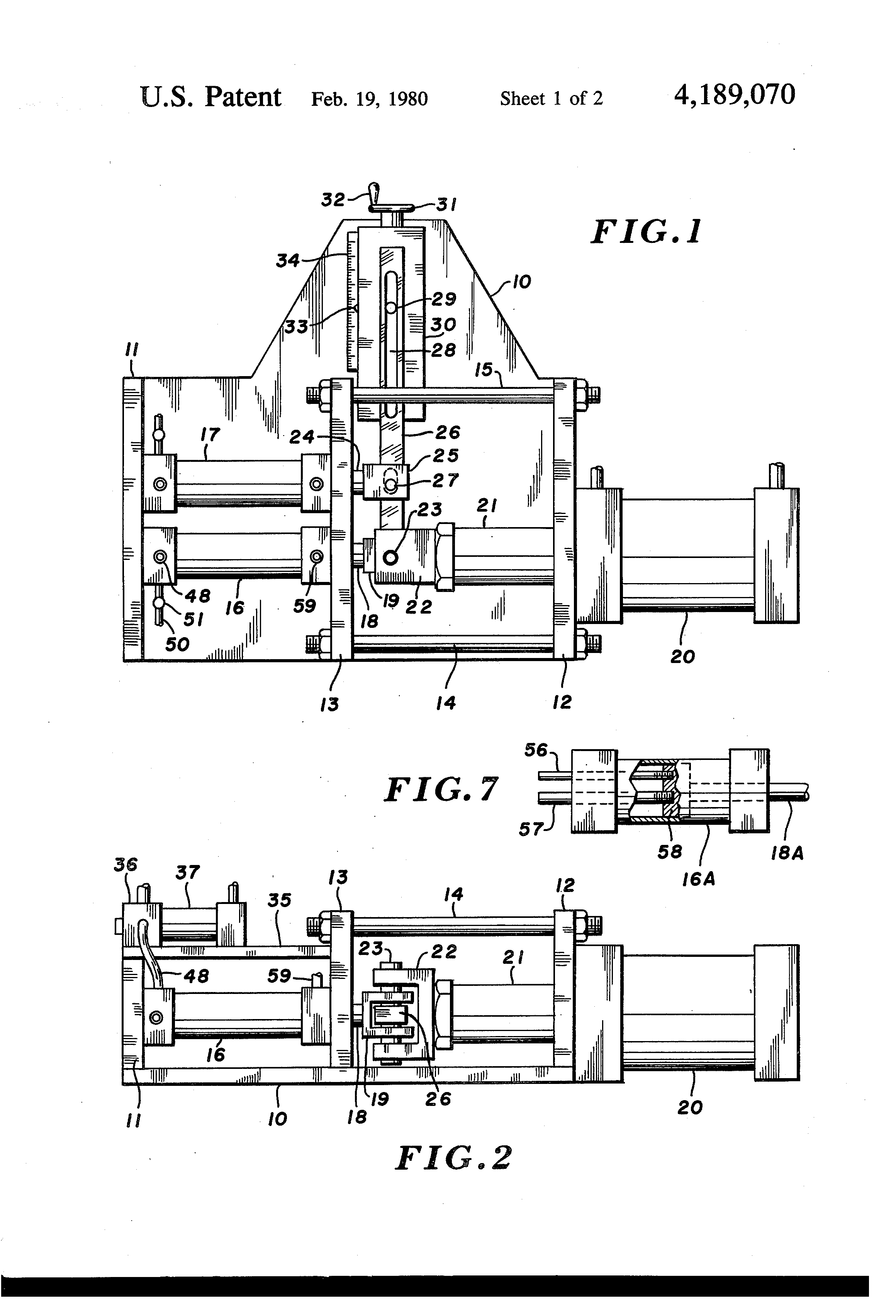 Patent US4189070 - Reaction injection molding machine - Google Patents