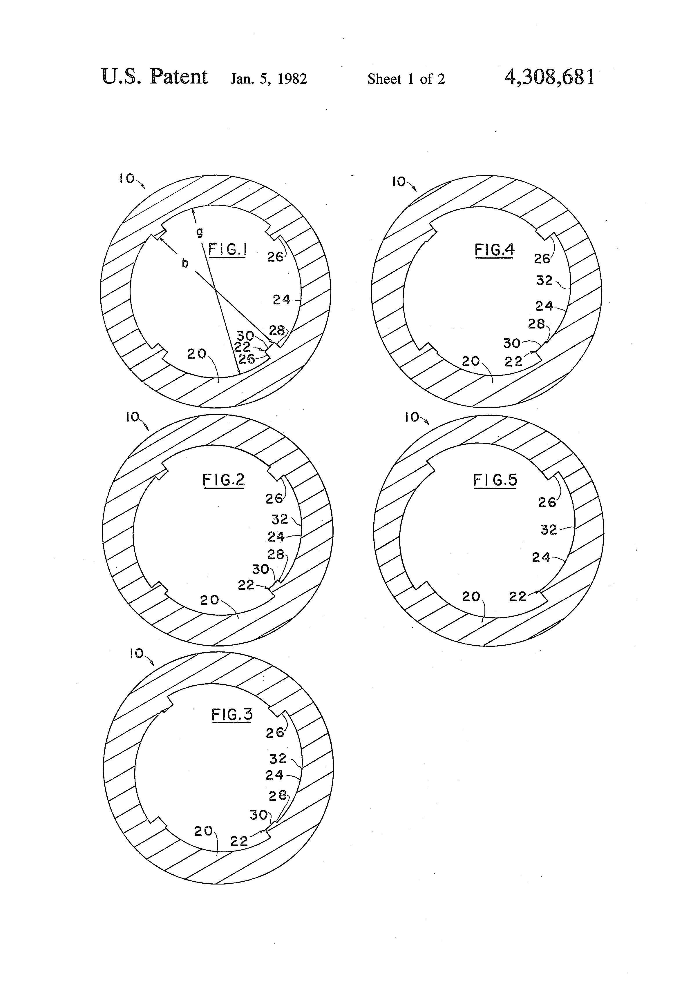 Patent US4308681 - Progressive ratchet rifling in a full gain twist ...