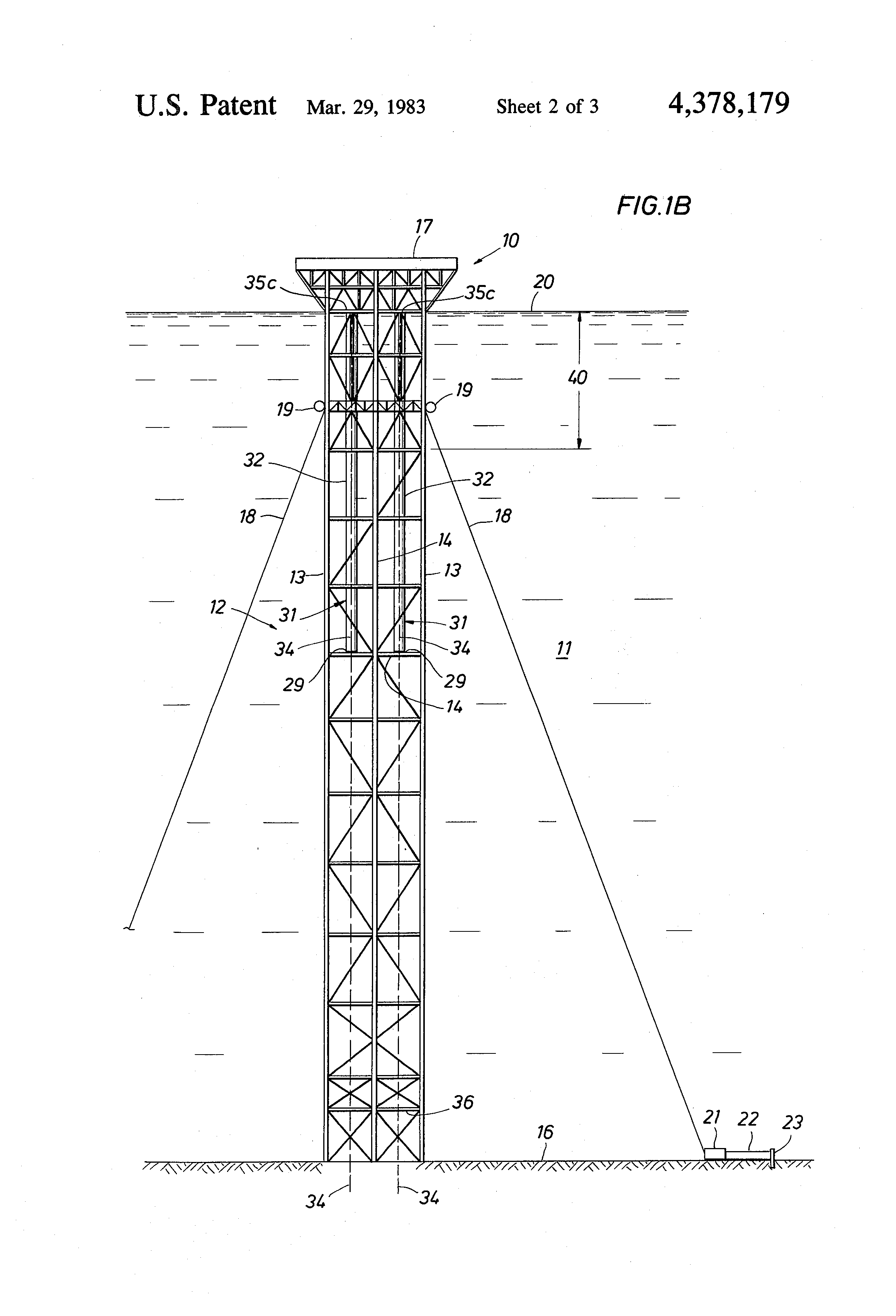 Compliant Tower Patents Pile Sketch Coloring Page