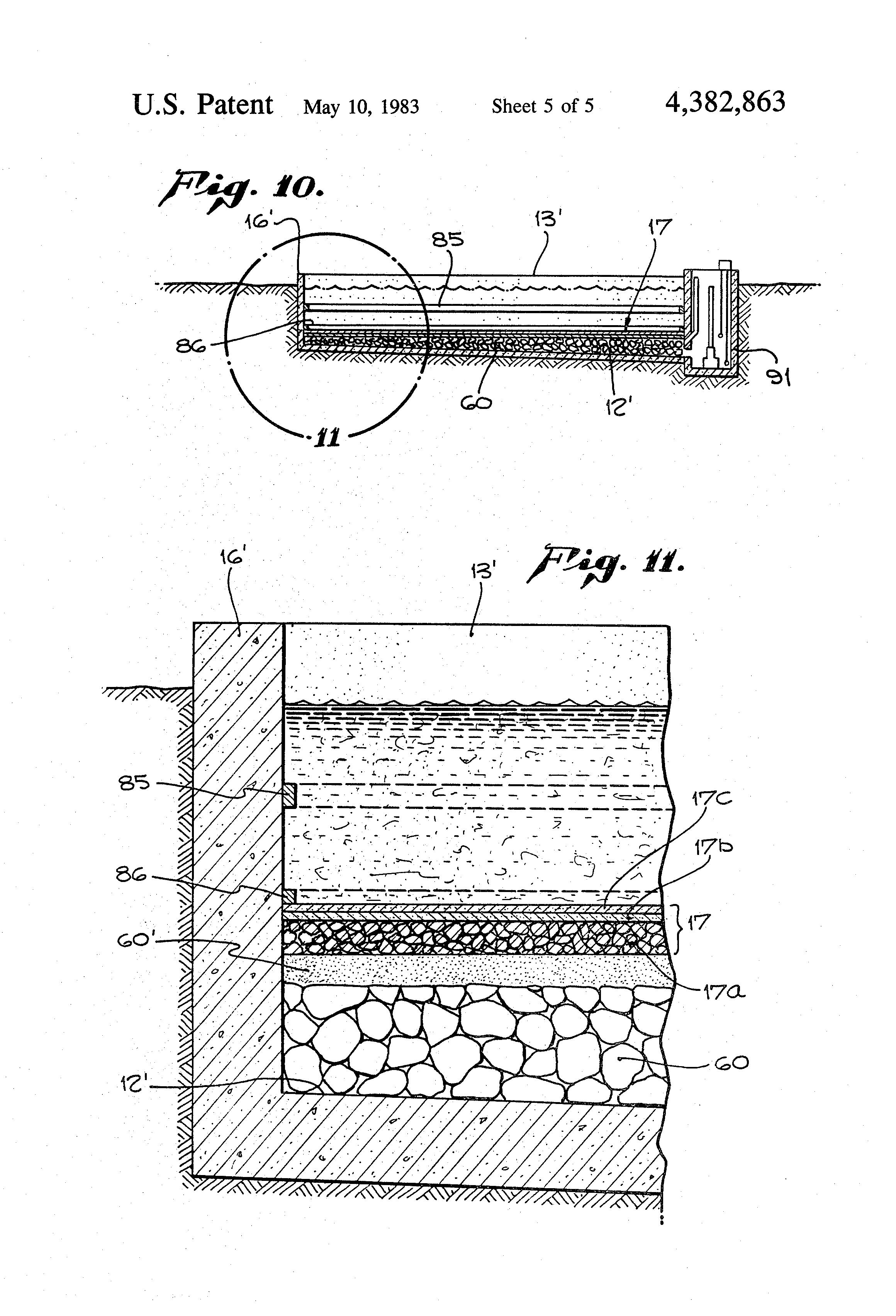 Patent US4382863 - Sludge dewatering system - Google Patents