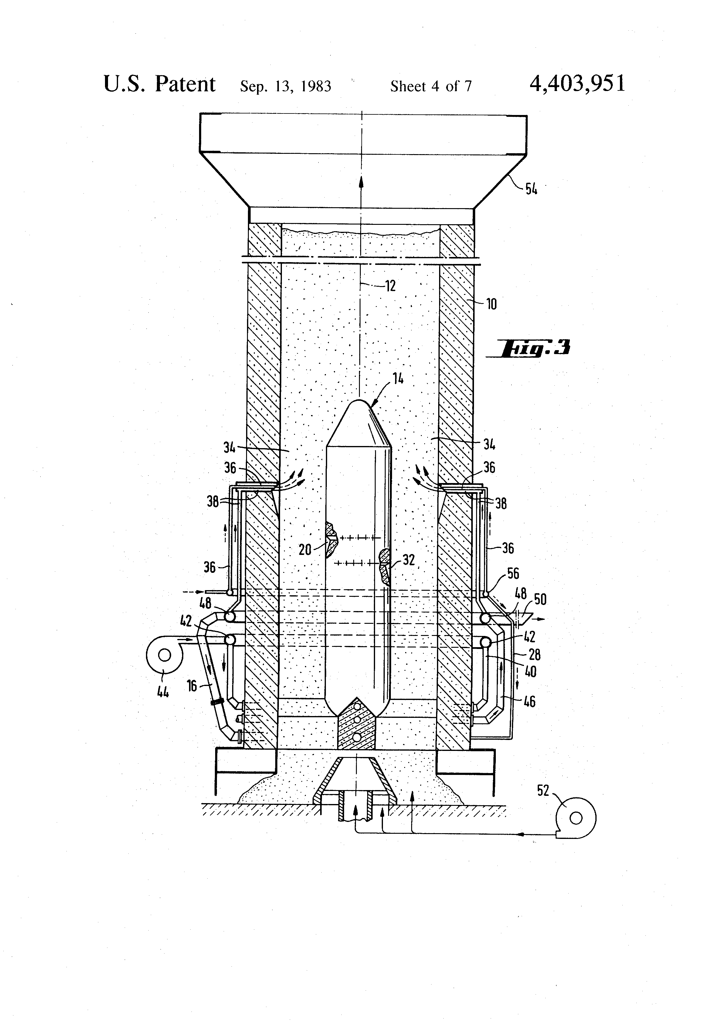 Patents Shaft Furnace Drawing Sketch Coloring Page