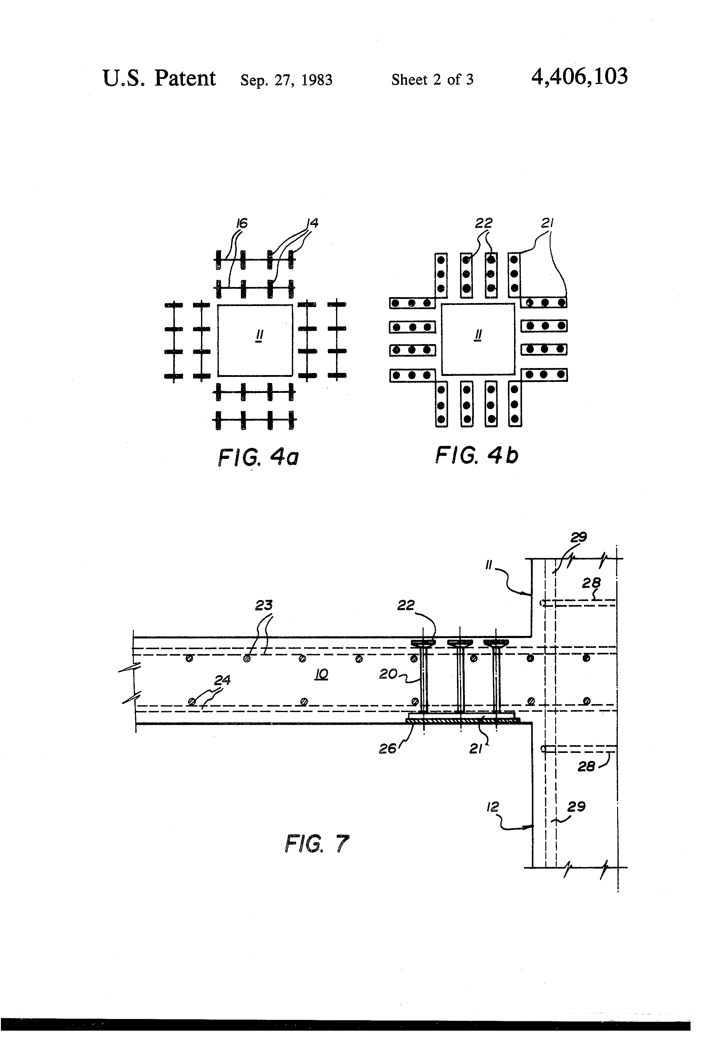 Shear Reinforcement Flat Patents Slabs Concrete Sketch Coloring Page
